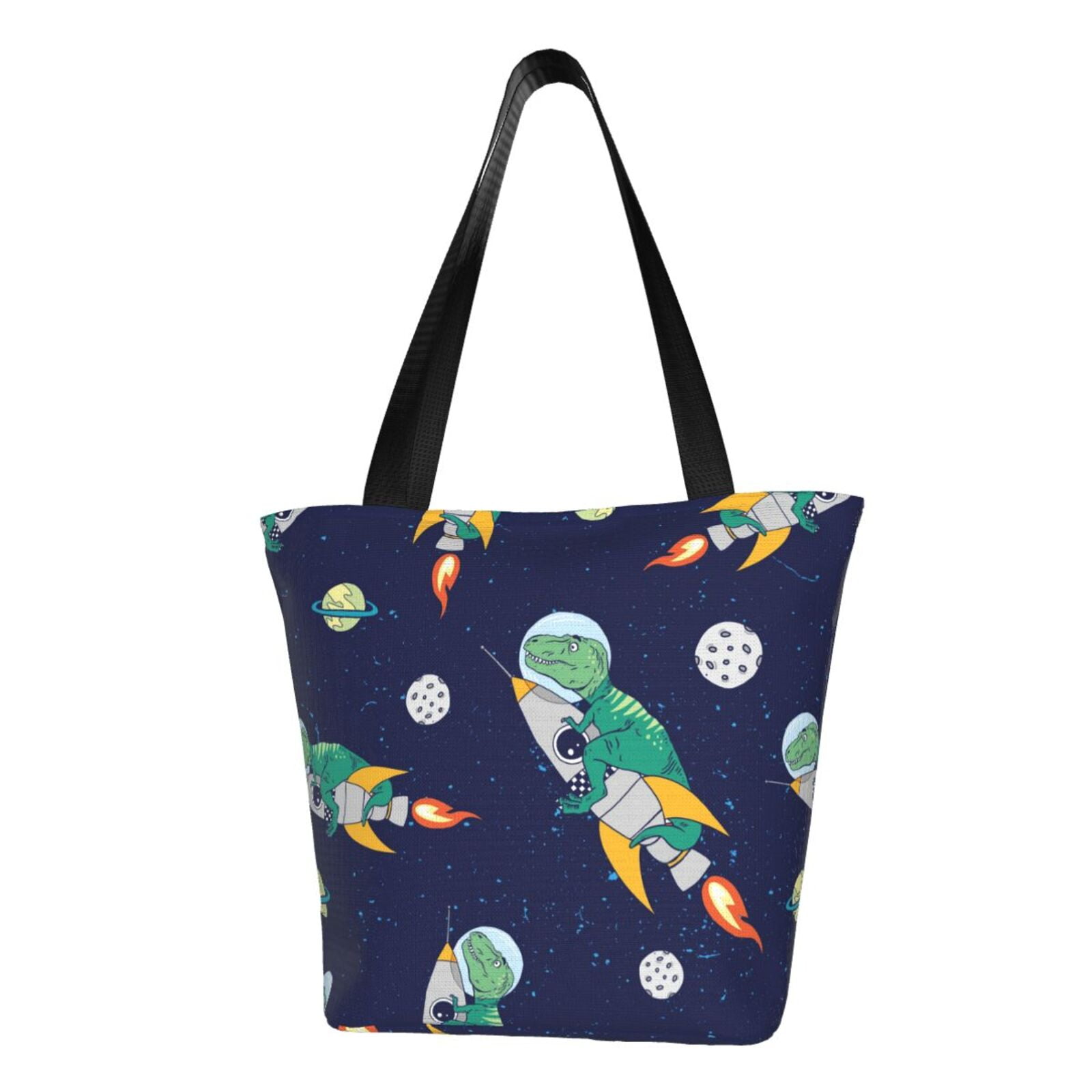 Lukts Astronaut Dinosaur And Space Tote Bag,Shoulder Bag Women'S Hobos ...