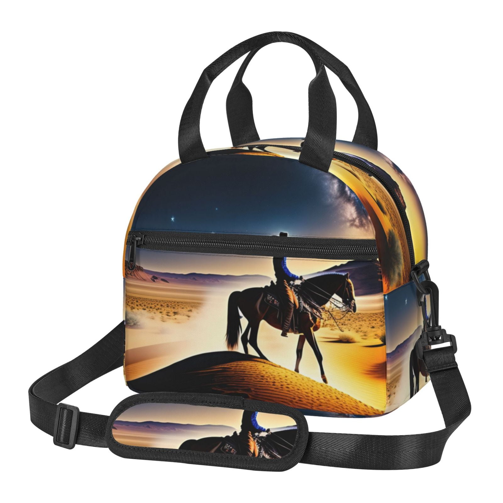 Lukts Azure Sky Western Desert Cowboy for Insulated Lunch Box, Lunch ...