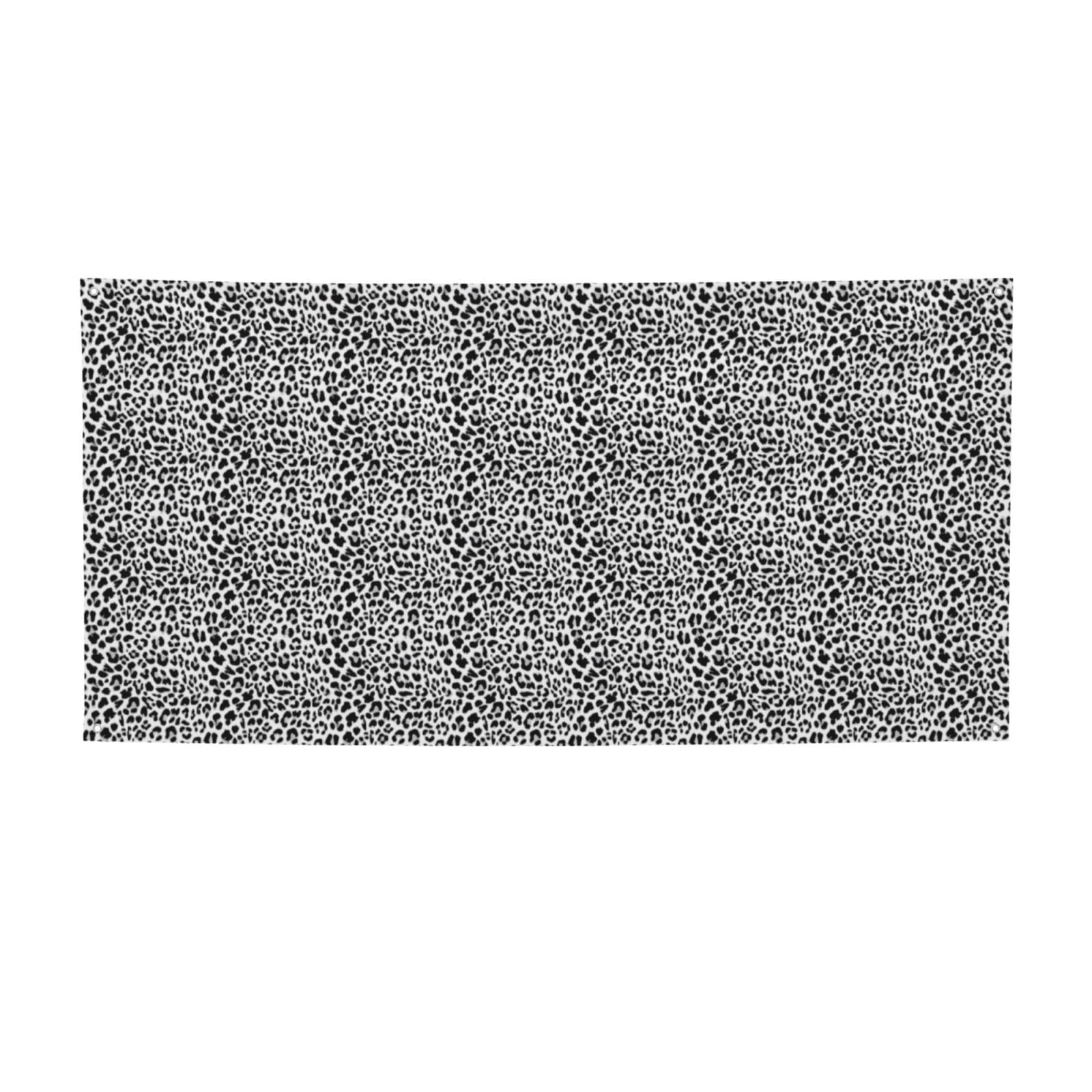 Lukts Black Leopard Print Banners and Signs for Outdoor,Celebration ...