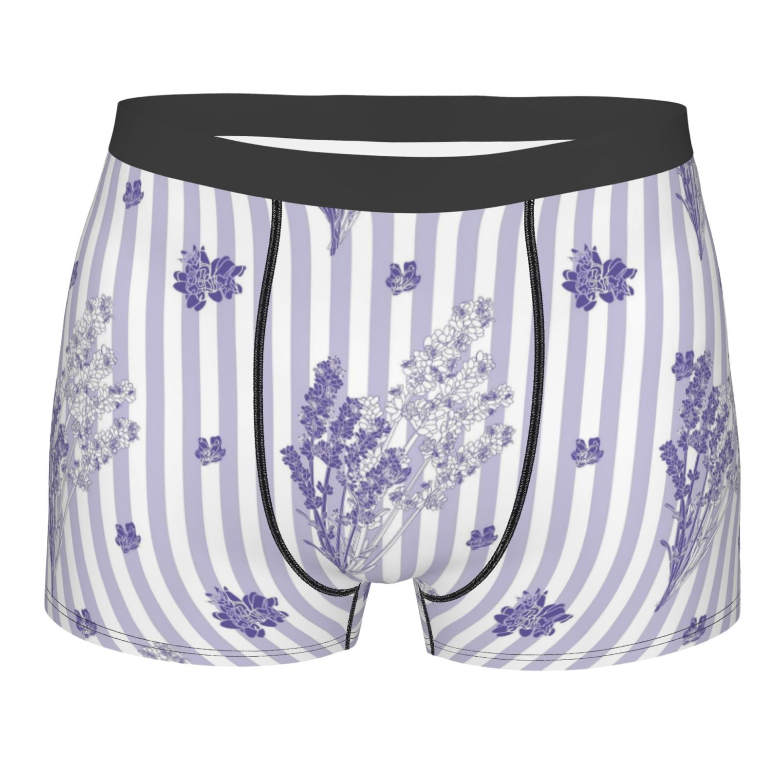 Lukts Bouquet And Lavender Flowers Men'S Underwear Covered Waistband ...
