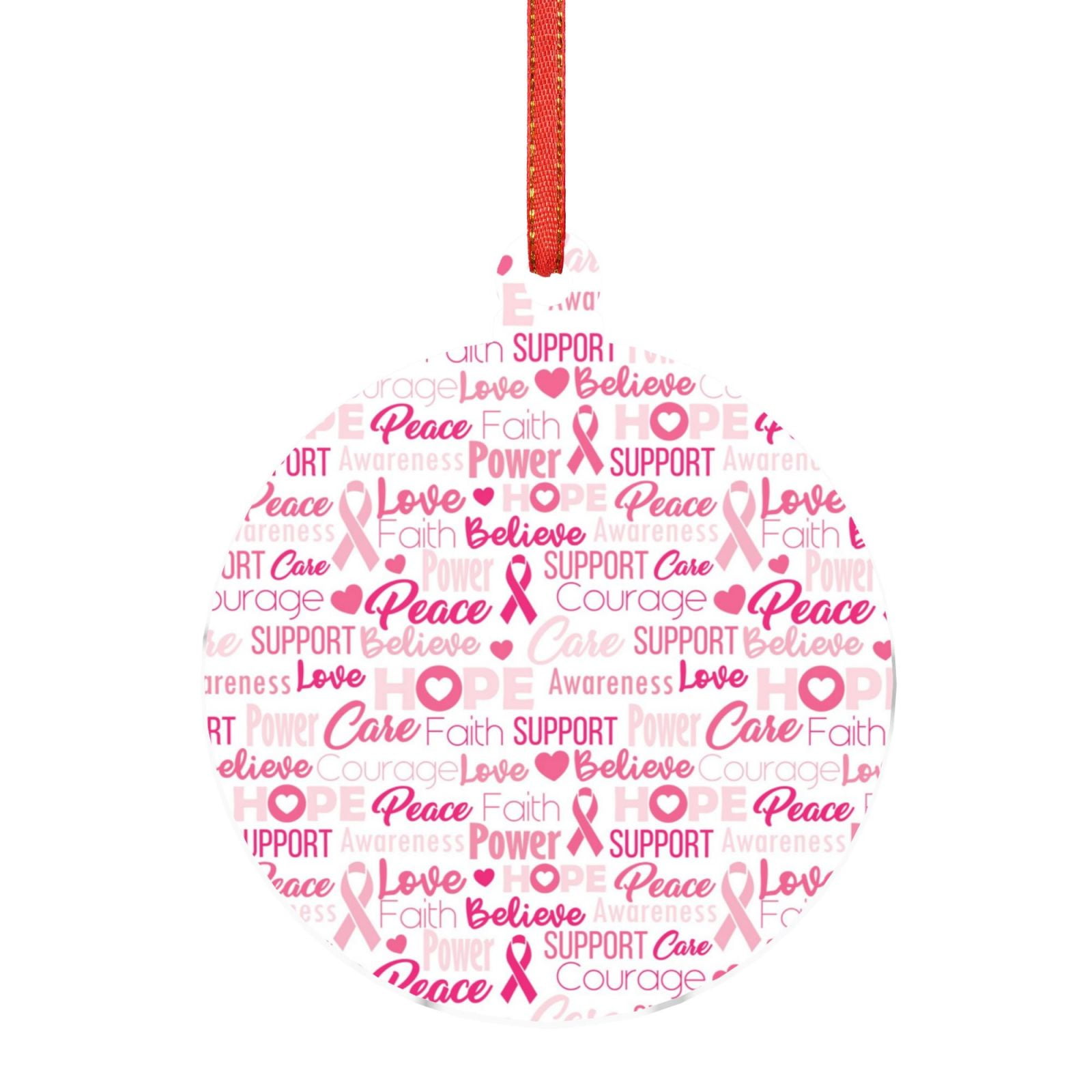 Lukts Breast Cancer Ribbons Awareness for Large Acrylic Pendant ...