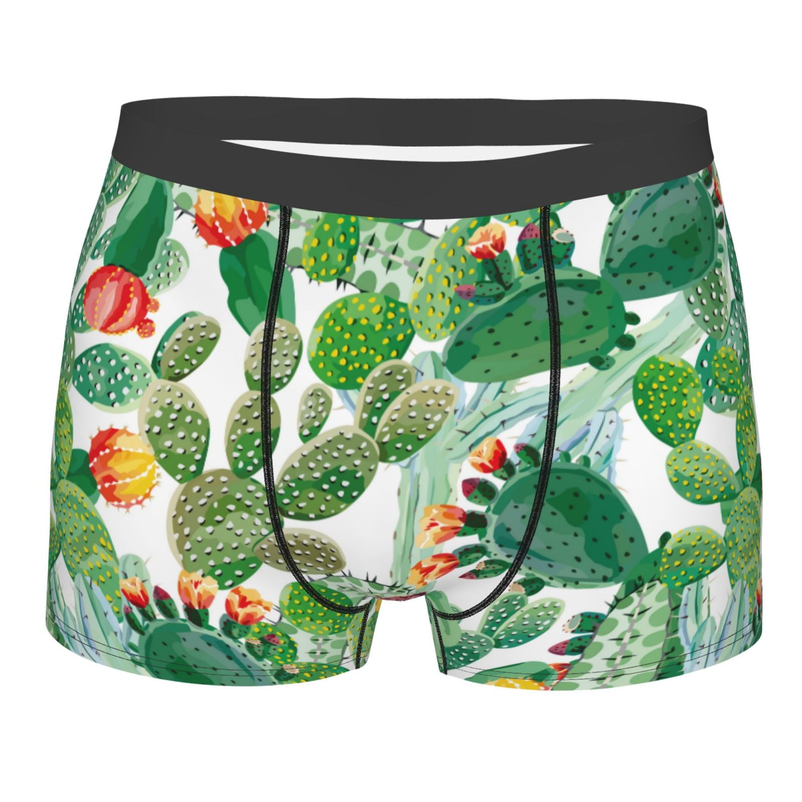 Lukts Cactus 3 Men'S Underwear Covered Waistband Boxer Briefs - Walmart.com