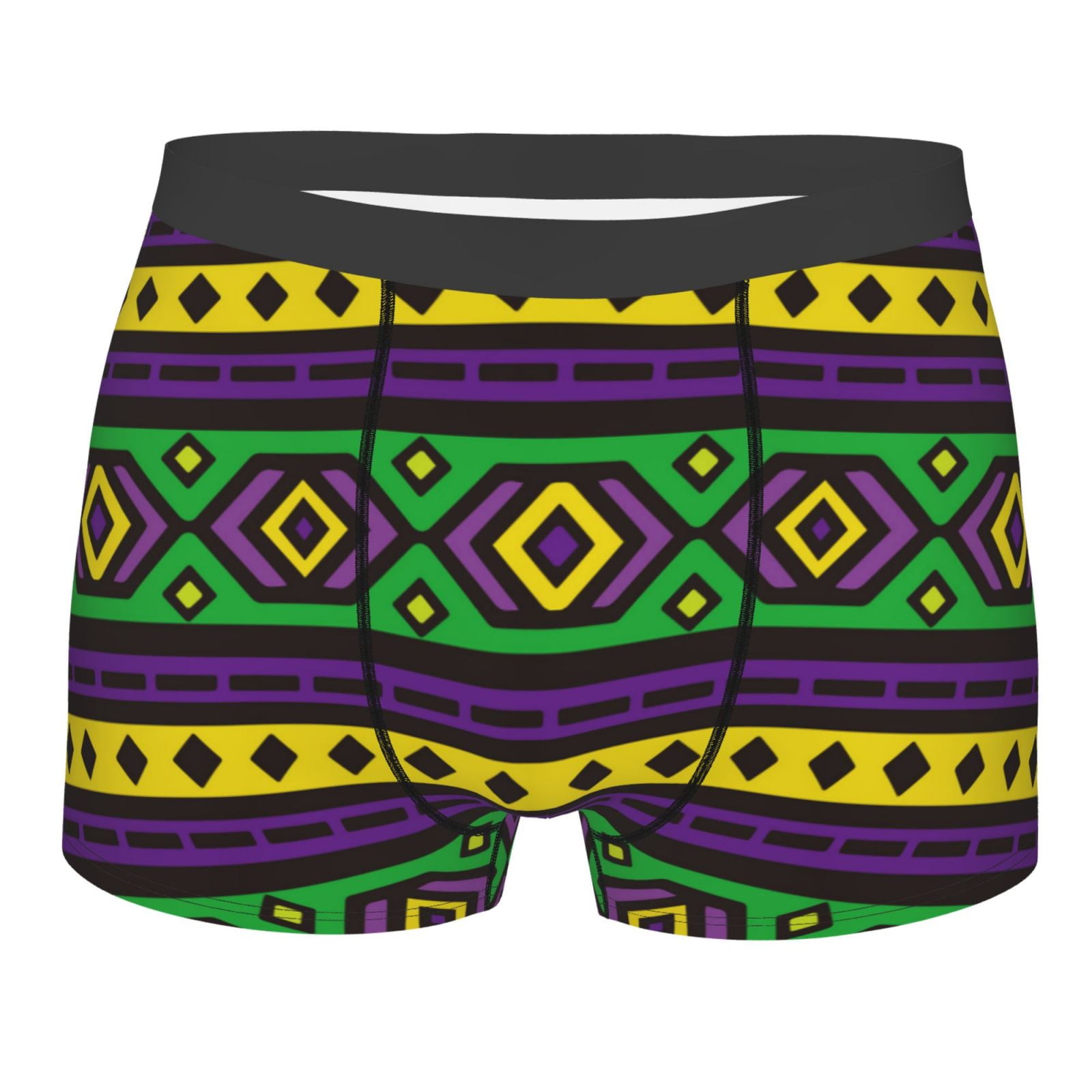 Lukts Carnival Mardi Gras Men'S Underwear Covered Waistband Boxer ...