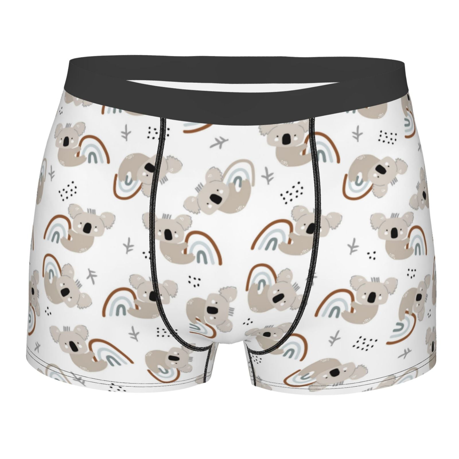 Lukts Cartoon Koala Men's Underwear Covered Waistband Boxer Briefs ...