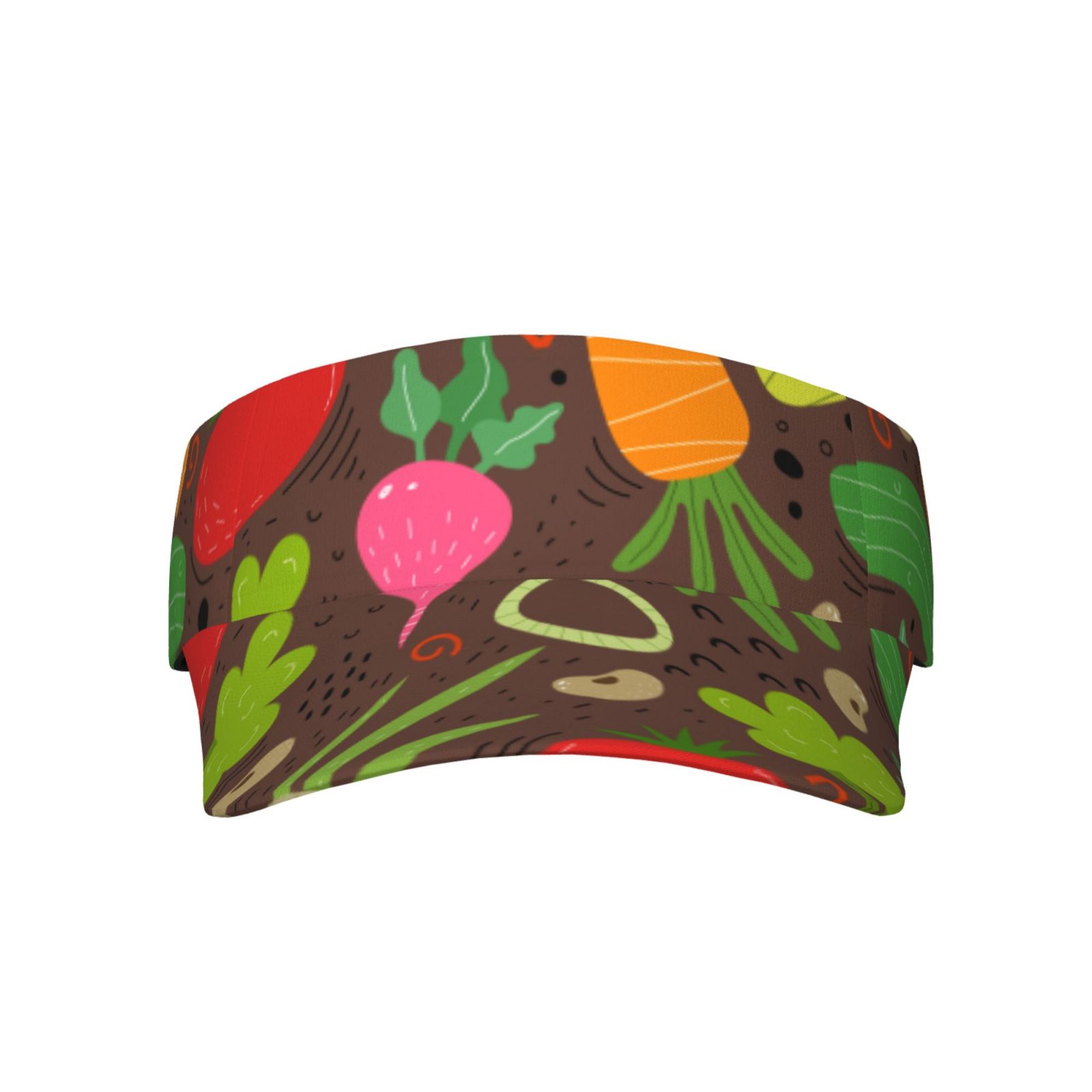 Lukts Cartoon Vegetables Sun Sports Visor Adjustable Cap For Men Women ...