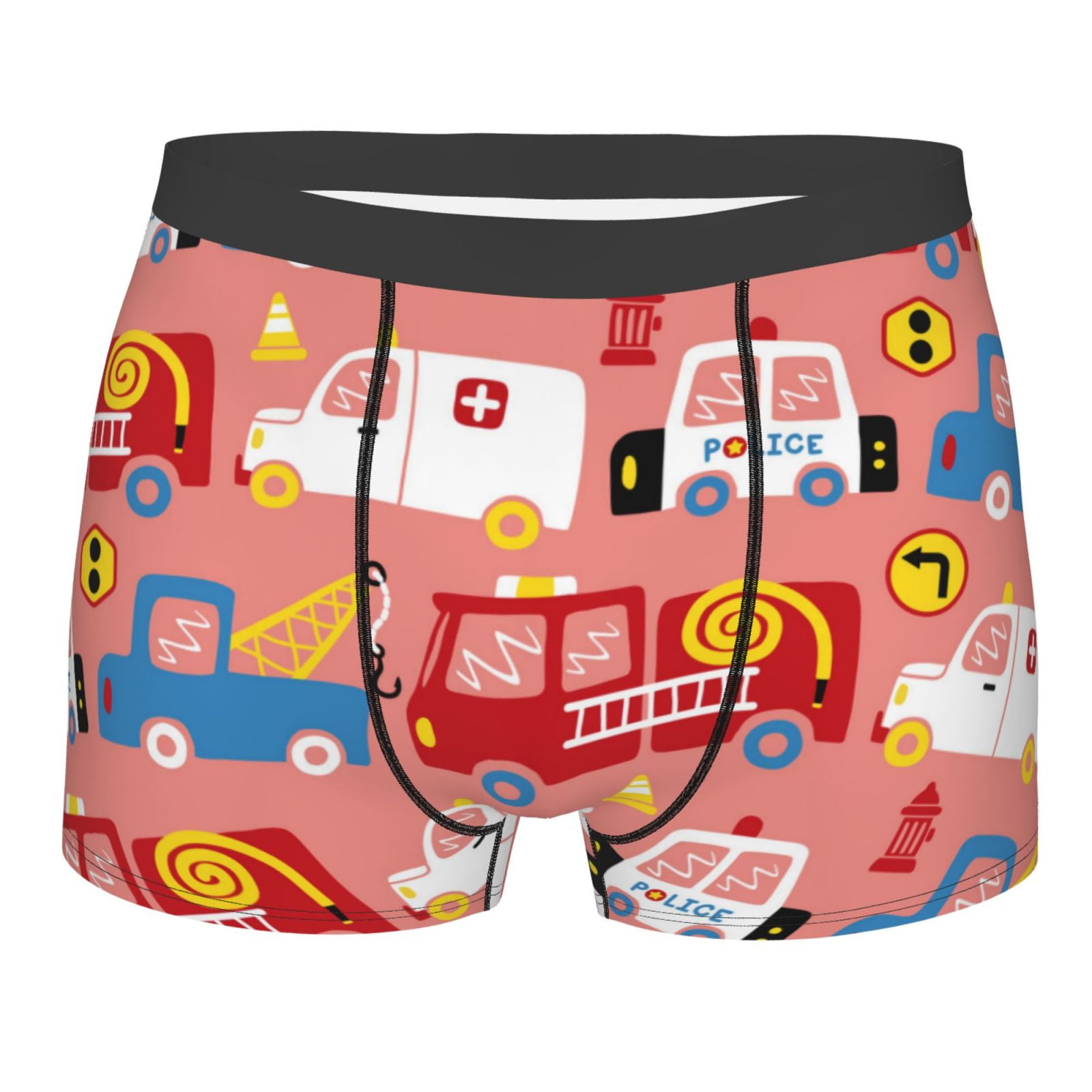 Lukts Cartoon With Traffic Elements Men'S Underwear Covered Waistband ...