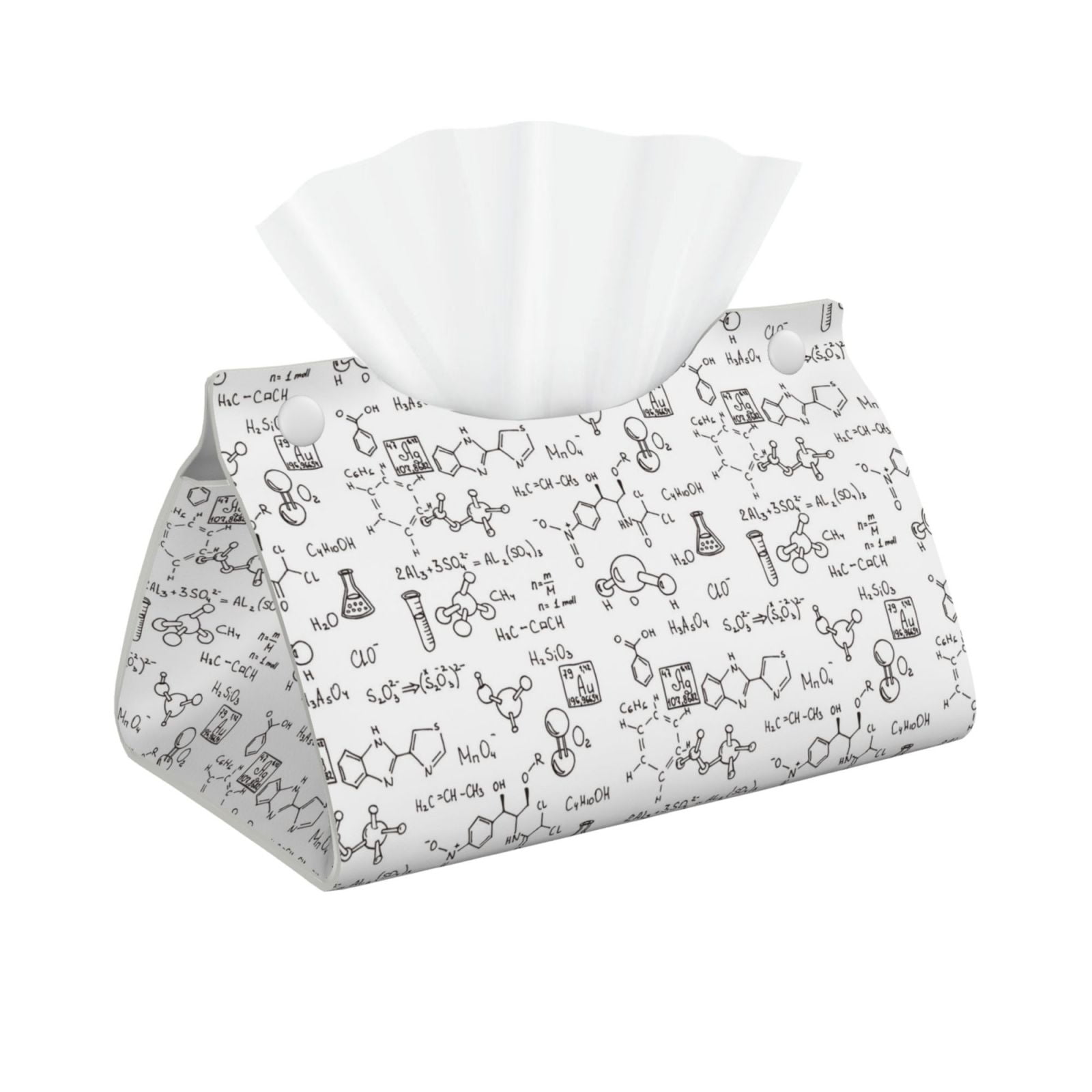 Lukts Chemical Formulas for Leather Tissue Box Cover Rectangle ...