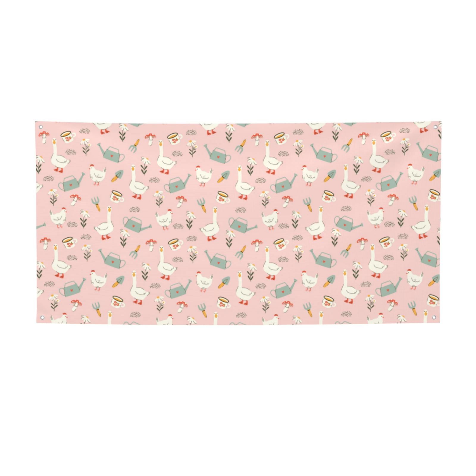 Lukts Chicken And Goose Print Banners and Signs for Outdoor,Celebration ...