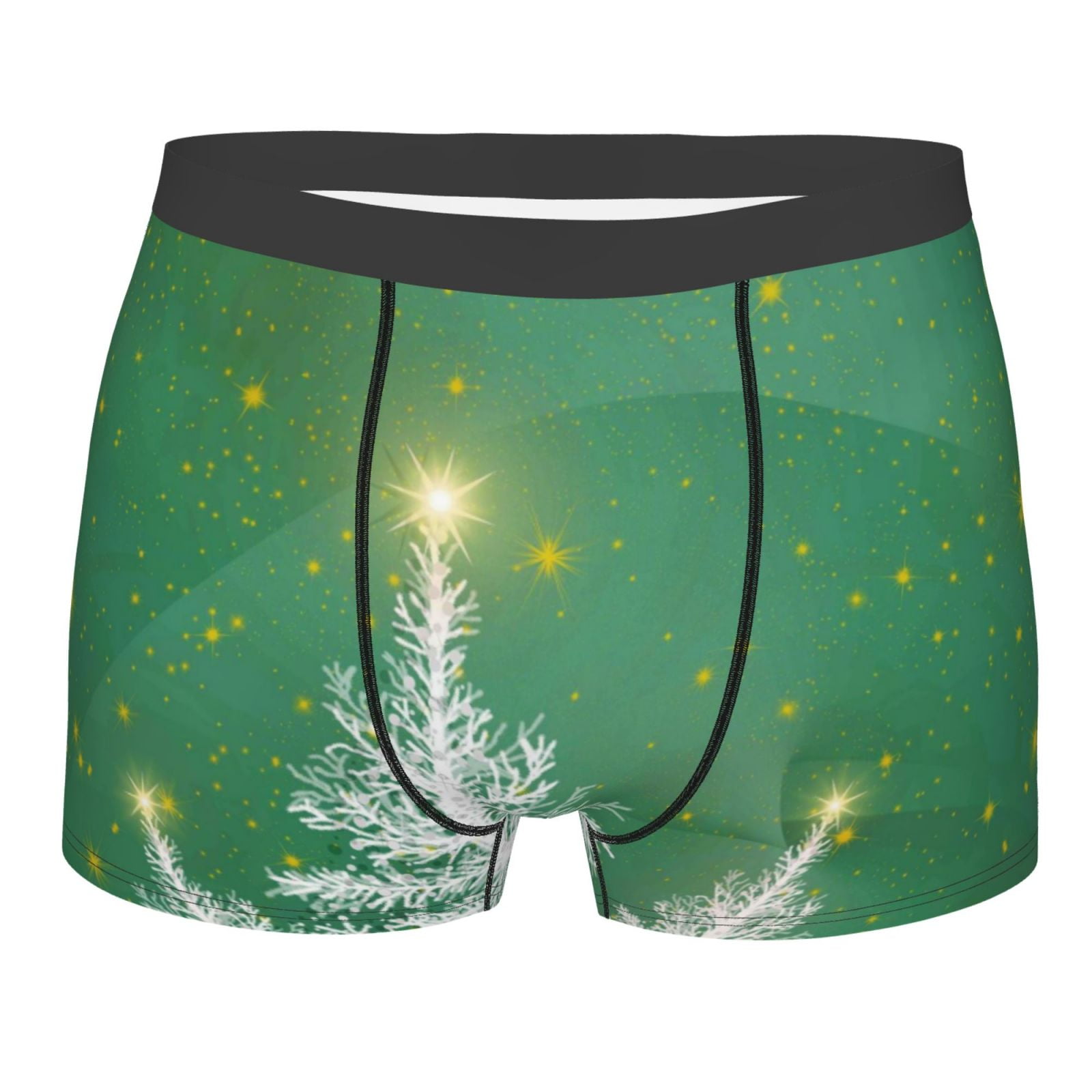 Lukts Christmas Green Men'S Underwear Covered Waistband Boxer Briefs ...