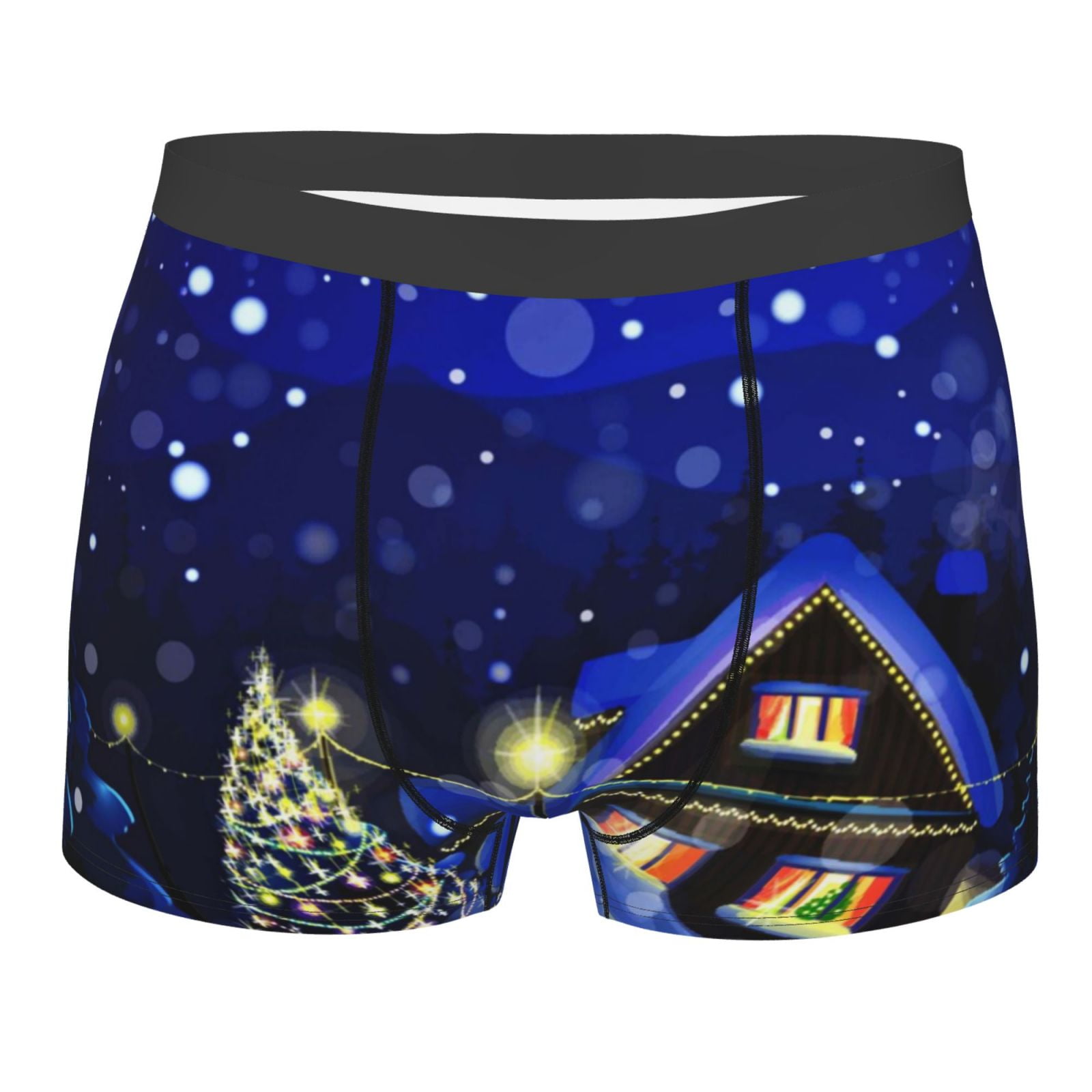 Lukts Christmas Night Men'S Underwear Covered Waistband Boxer Briefs ...
