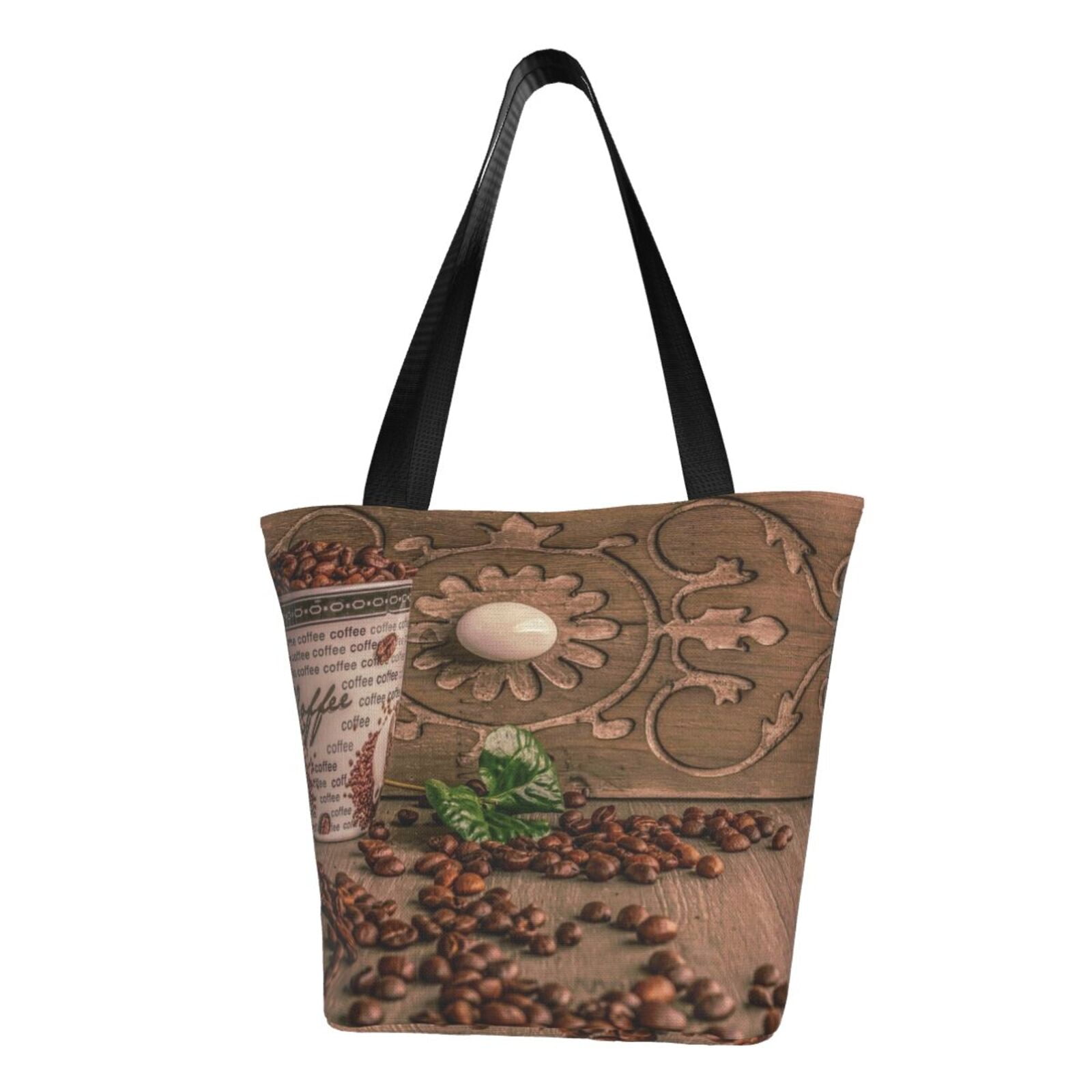 Lukts Coffee Beans Tote Bag,Shoulder Bag Women'S Hobos Handbags Large ...