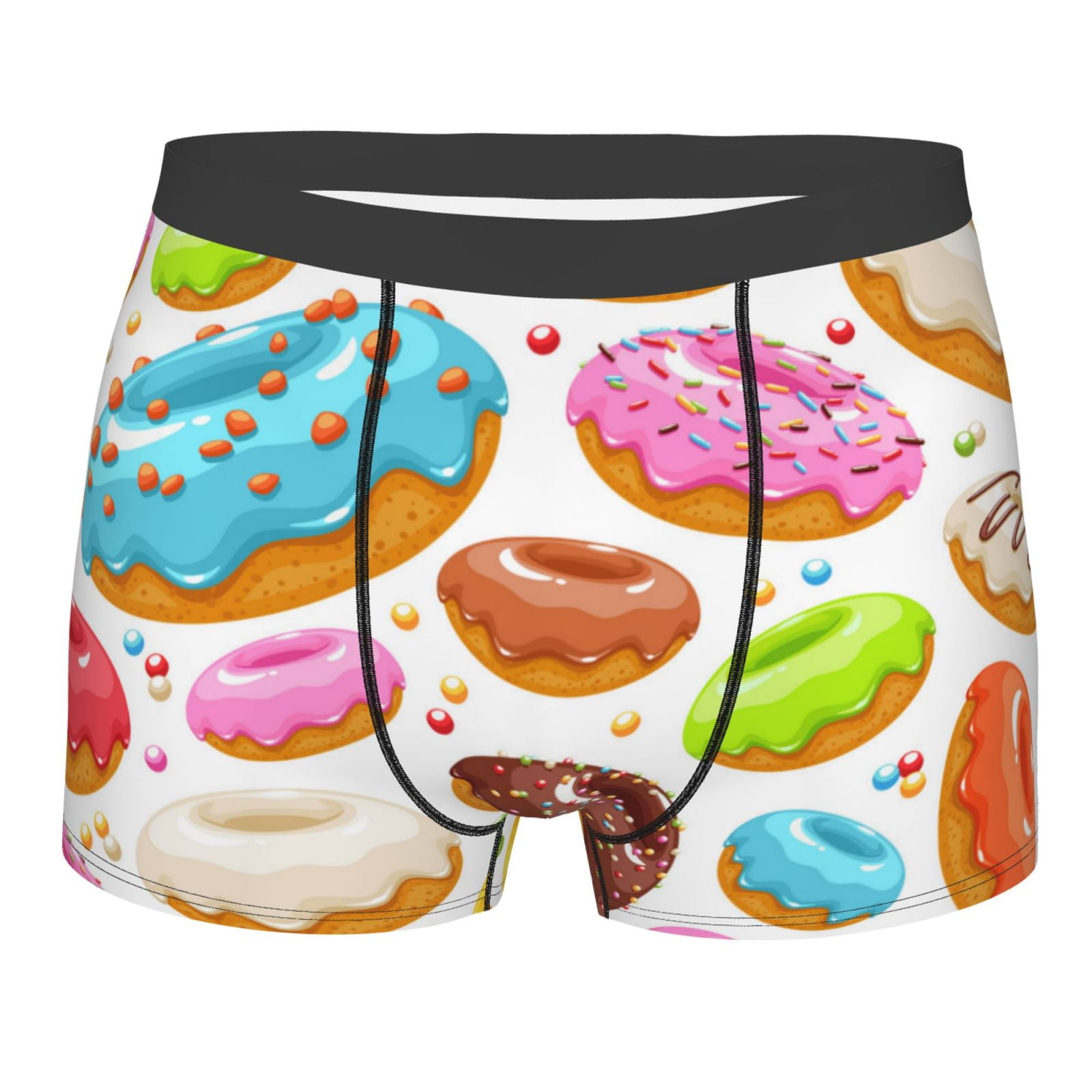 Lukts Color Donut Men'S Underwear Covered Waistband Boxer Briefs ...
