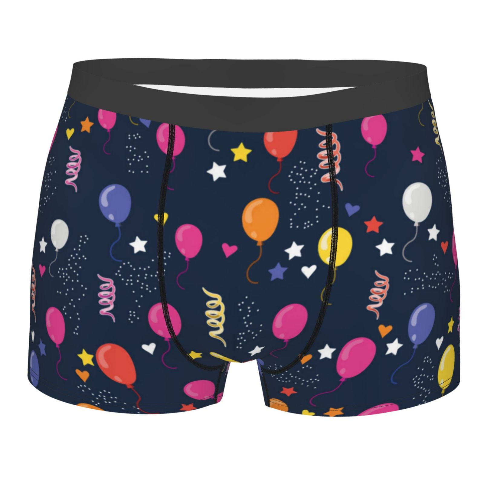 Lukts Colored Balloons Men'S Underwear Covered Waistband Boxer Briefs ...