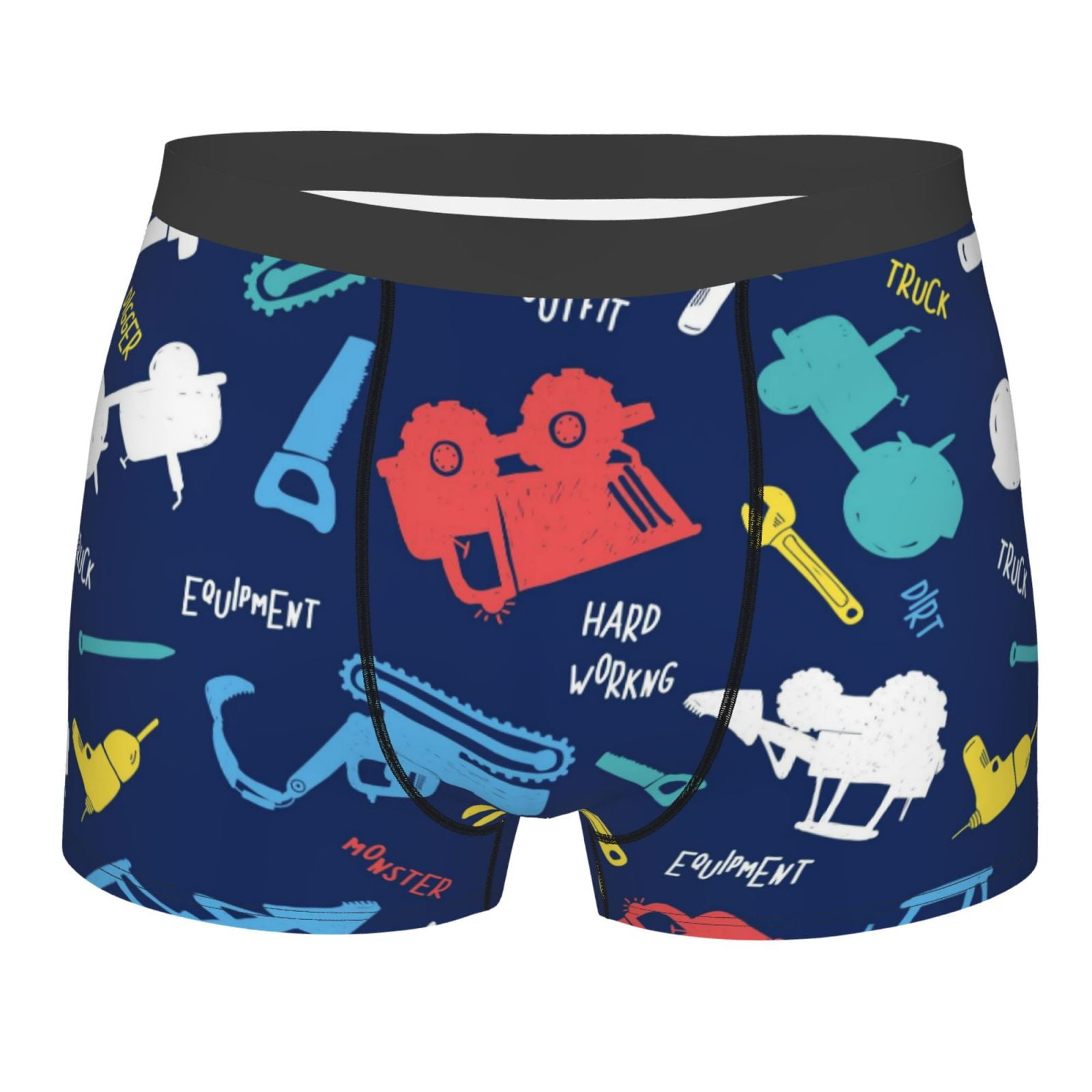Lukts Colorful Excavator Men'S Underwear Covered Waistband Boxer Briefs ...