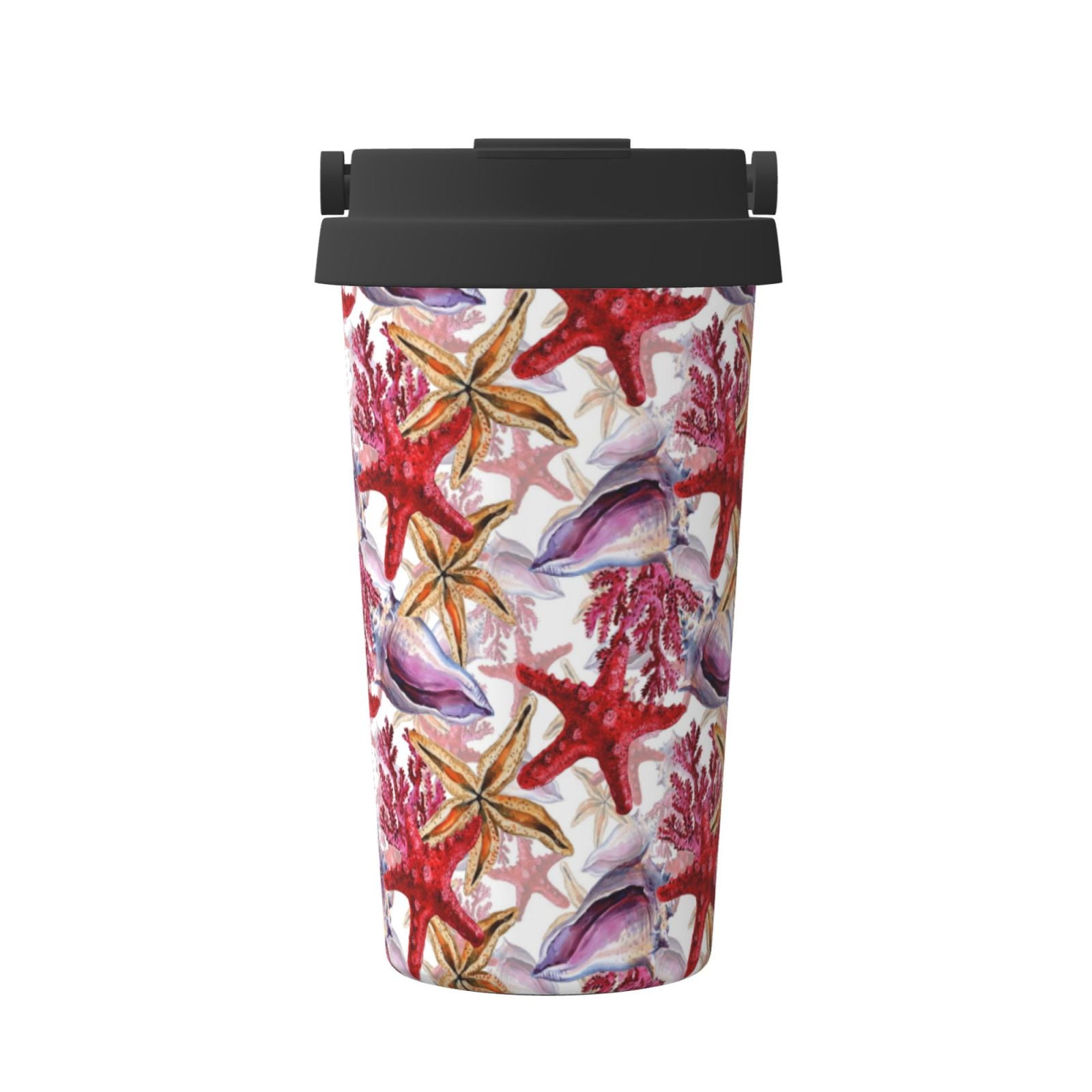 Lukts Coral Reef for Portable Insulated Coffee Cup, Stainless Steel ...