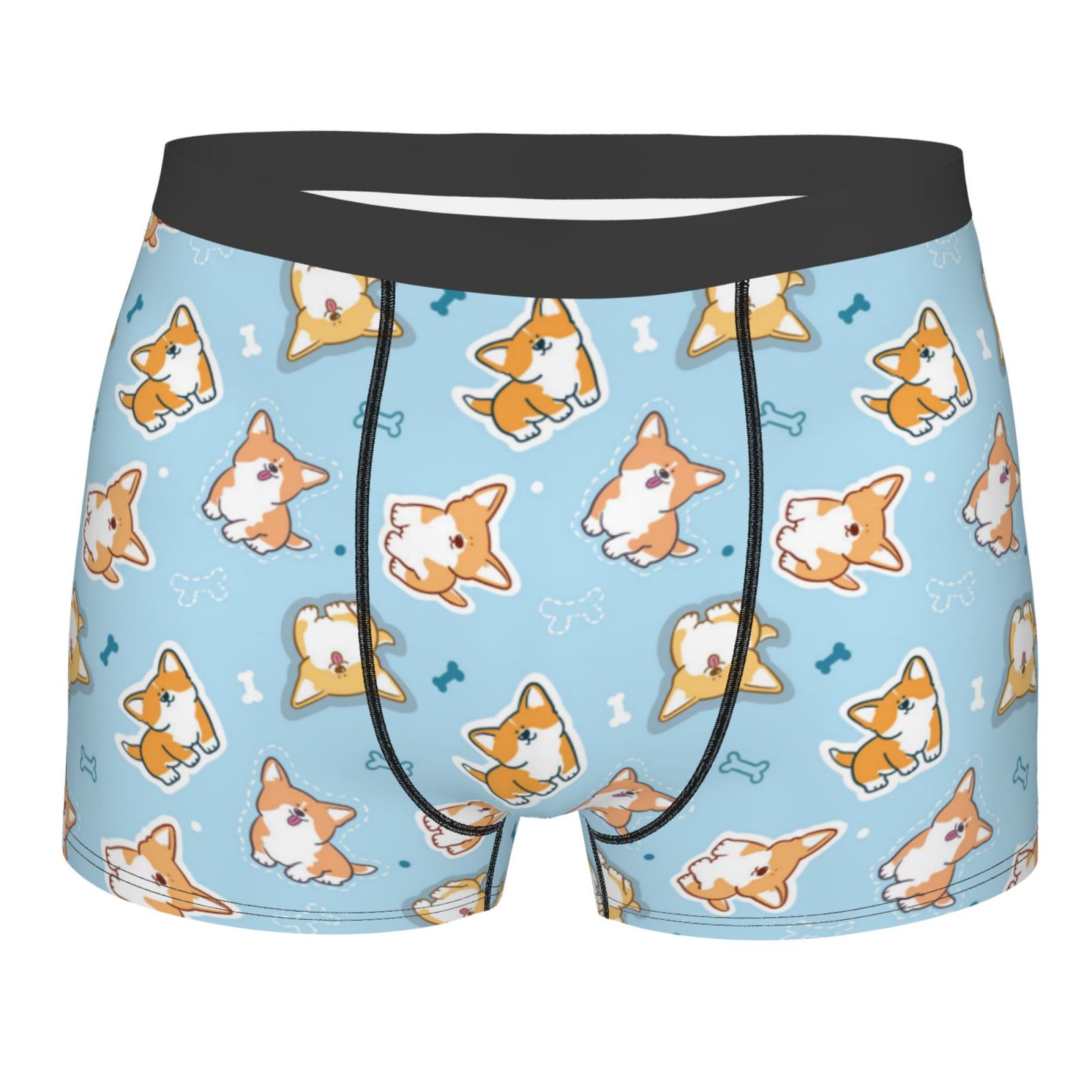 Lukts Corgi Dog 1 Men's Underwear Covered Waistband Boxer Briefs ...