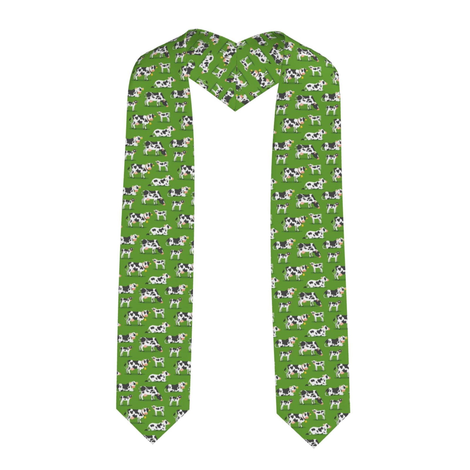 Lukts Cows With Calfs Green for Graduation Shawl Ribbon, Unisex 36x5.1 ...
