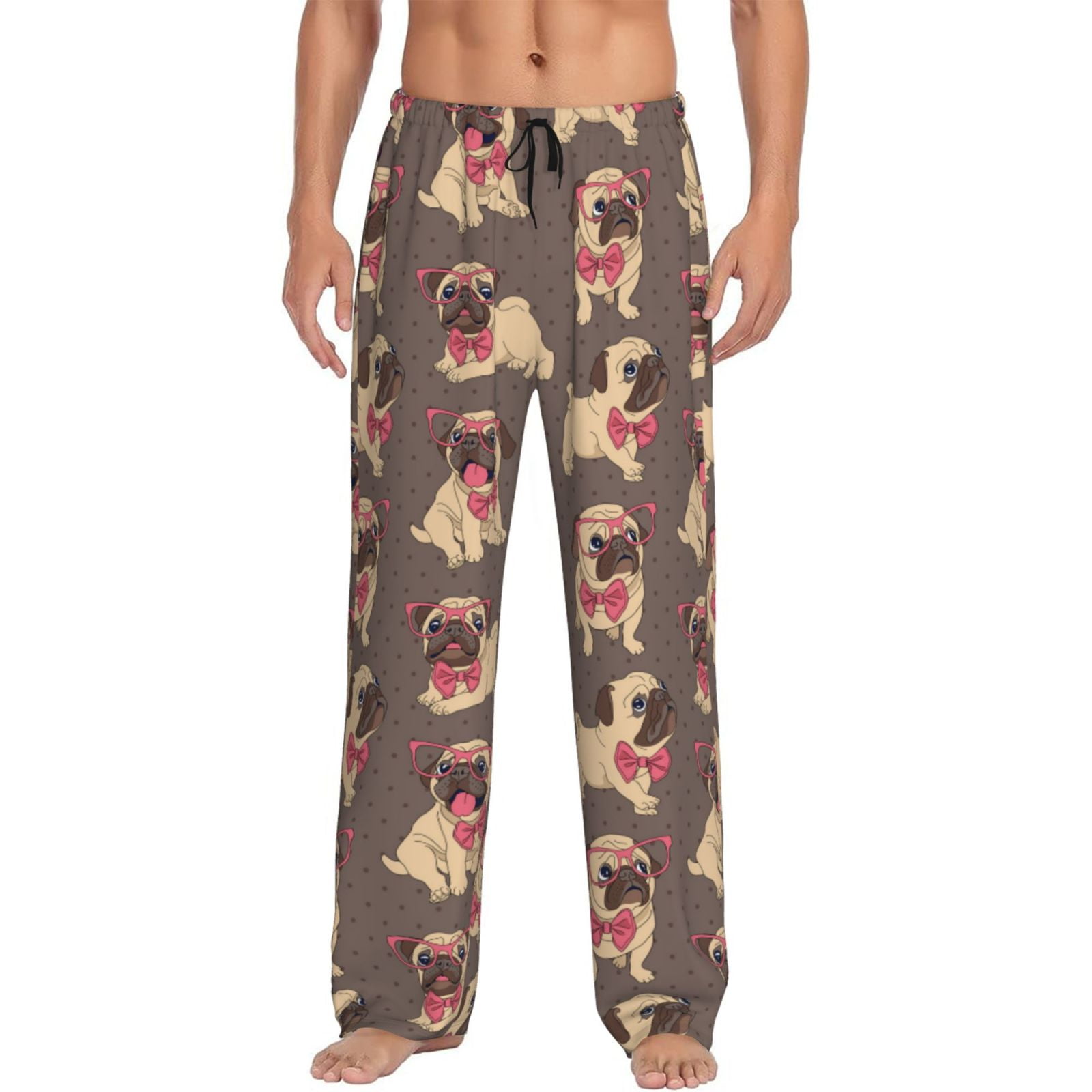 Lukts Cut Pug for Men - Sleek Straight Pajama Pants, Versatile Lounge ...
