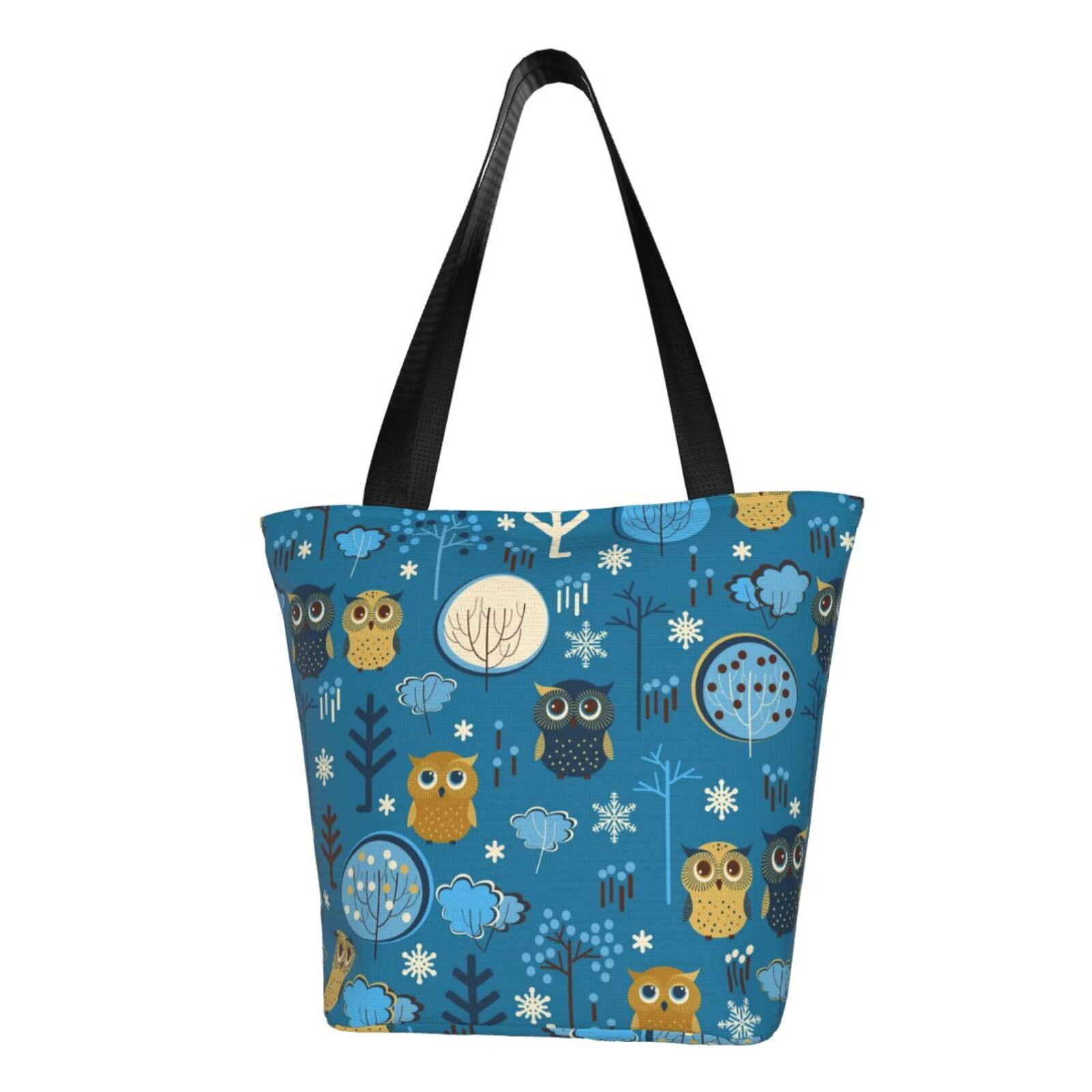 Lukts Cute Colorful Owls And Trees Tote Bag,Shoulder Bag Women'S Hobos ...