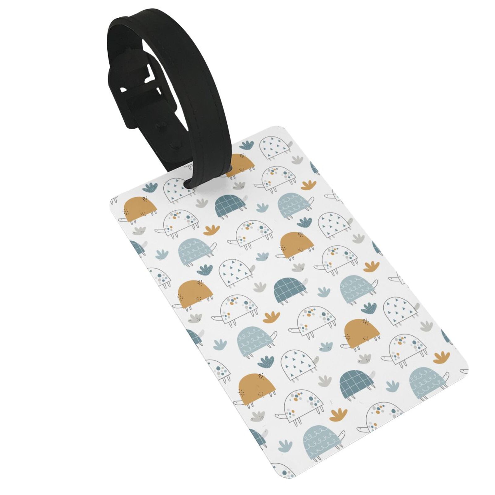 Lukts Cute Doodle Turtles for Luggage Tag Hang Tag, PVC Travel Bag ID ...