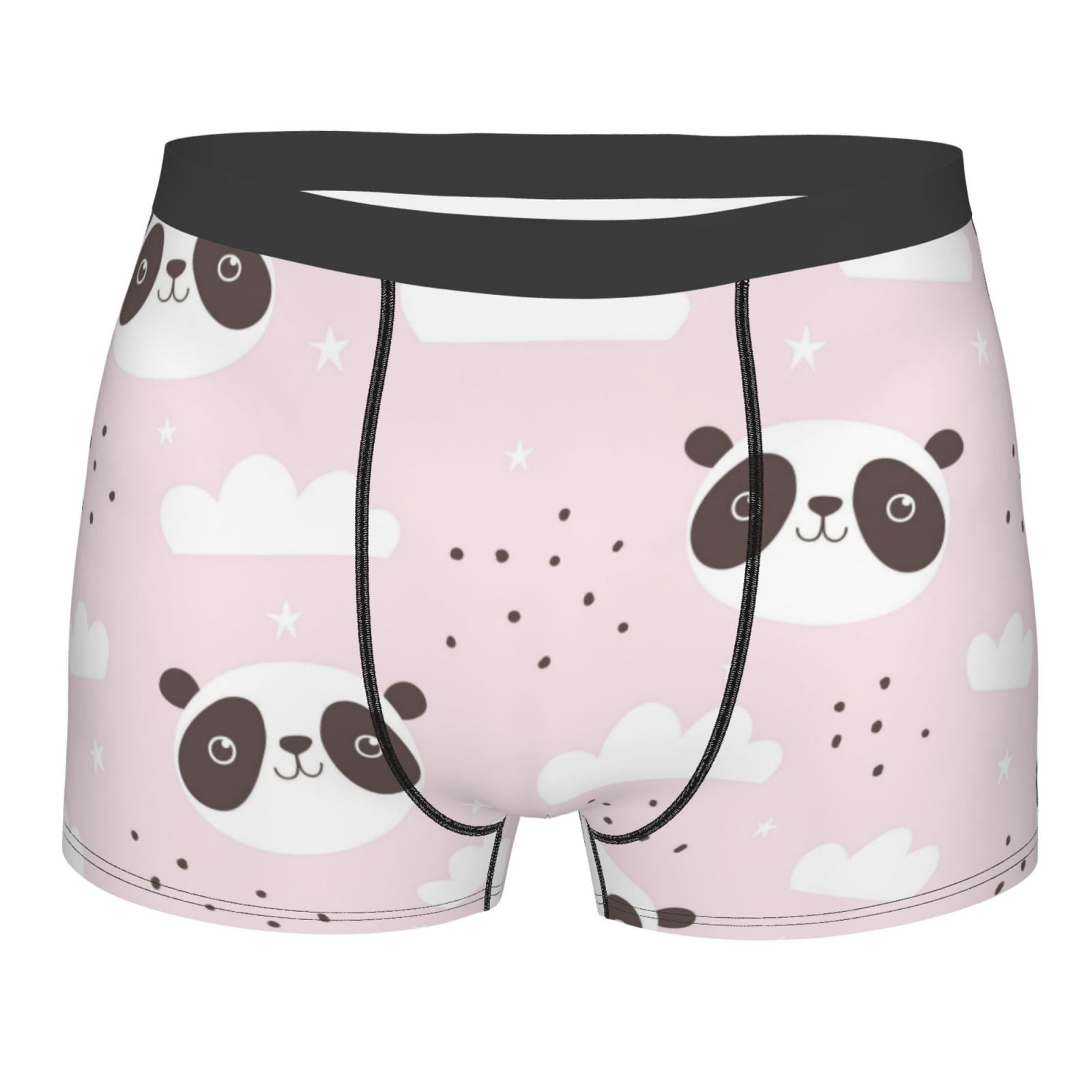 Lukts Cute Panda Men'S Underwear Covered Waistband Boxer Briefs ...