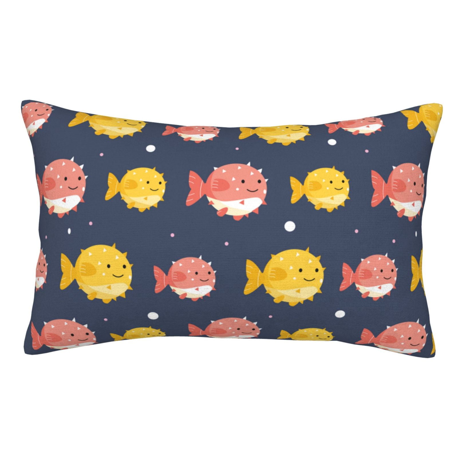 Lukts Cute Puffer Fish Pillow Protectors From Dust And Dirt - 14"X20 ...