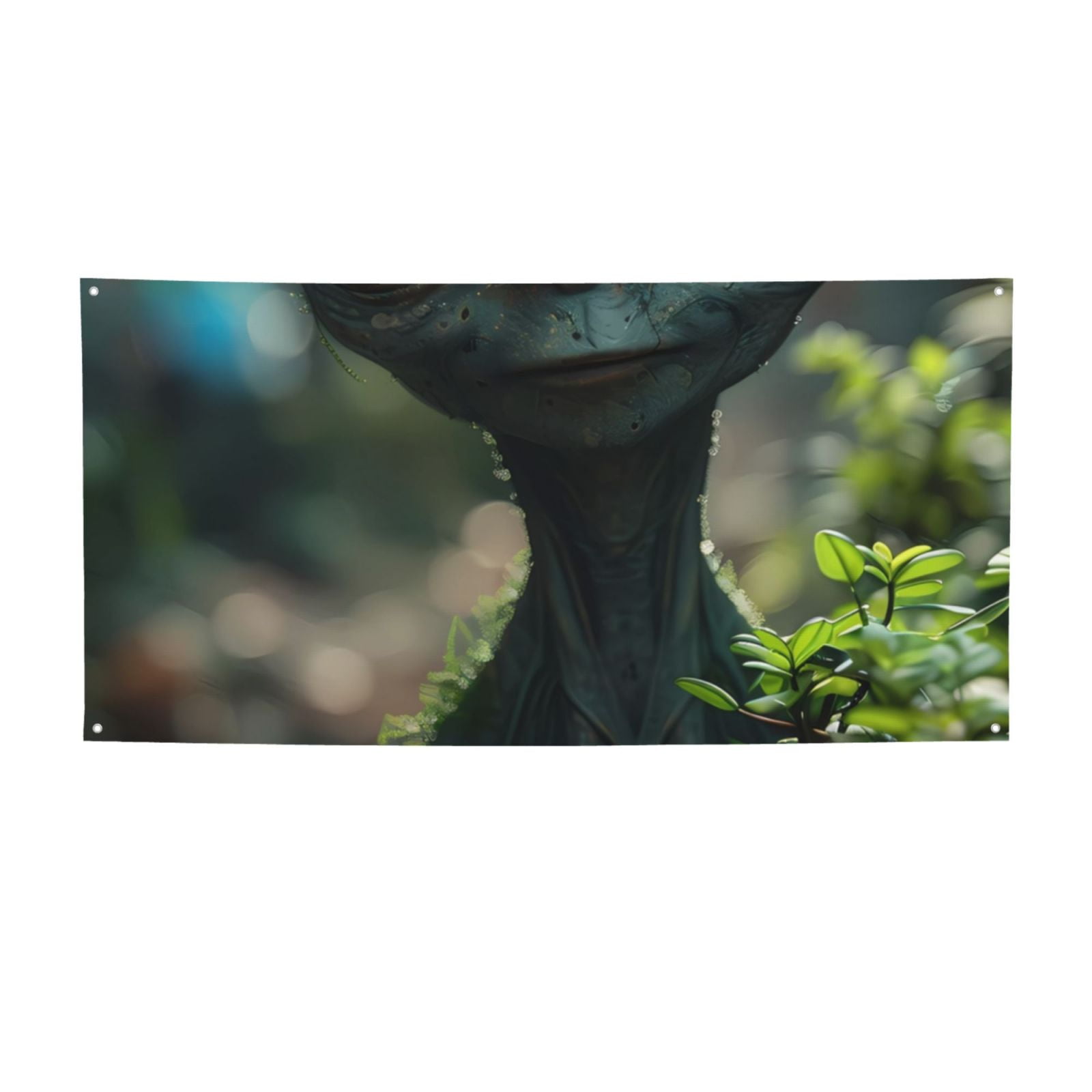 Lukts Cute Saucerman With Big Eyes Print Banners and Signs for Outdoor ...