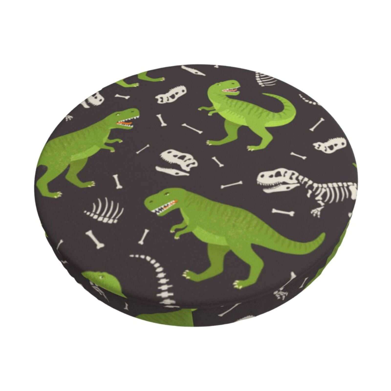 Lukts Dinosaur Skeleton Seamless Grunge Pattern Bar Stool Covers 12"-14 ...