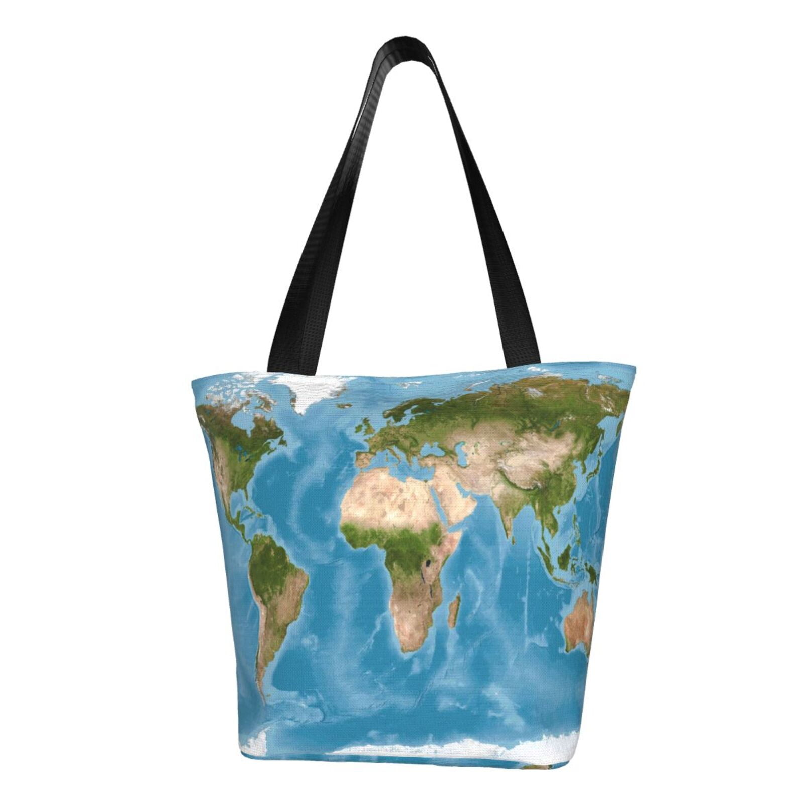 Lukts Earth View World Map Tote Bag,Shoulder Bag Women'S Hobos Handbags ...