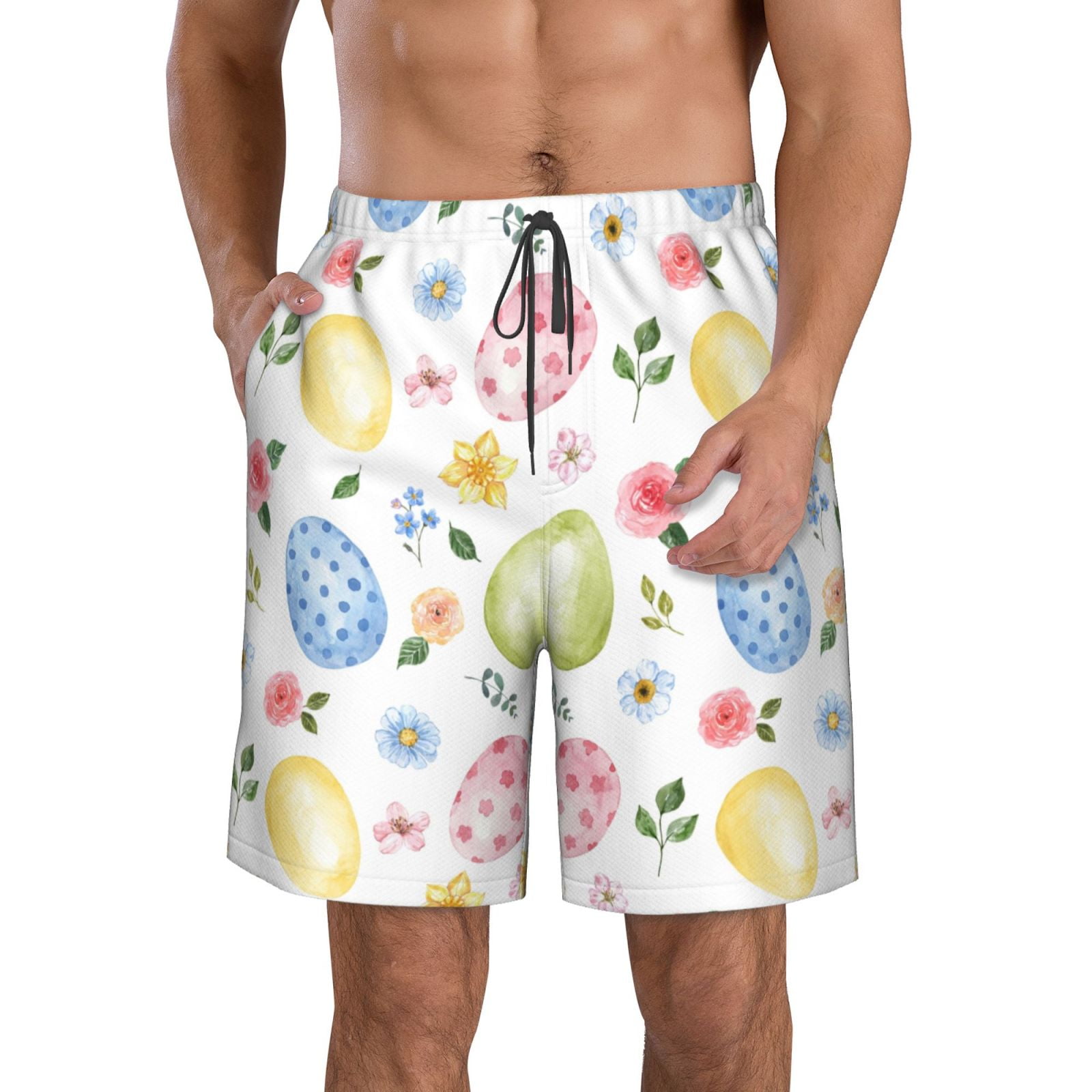 Lukts Easter Egg3 Mens Swim Trunks Quick Dry Swim Shorts With Funny ...