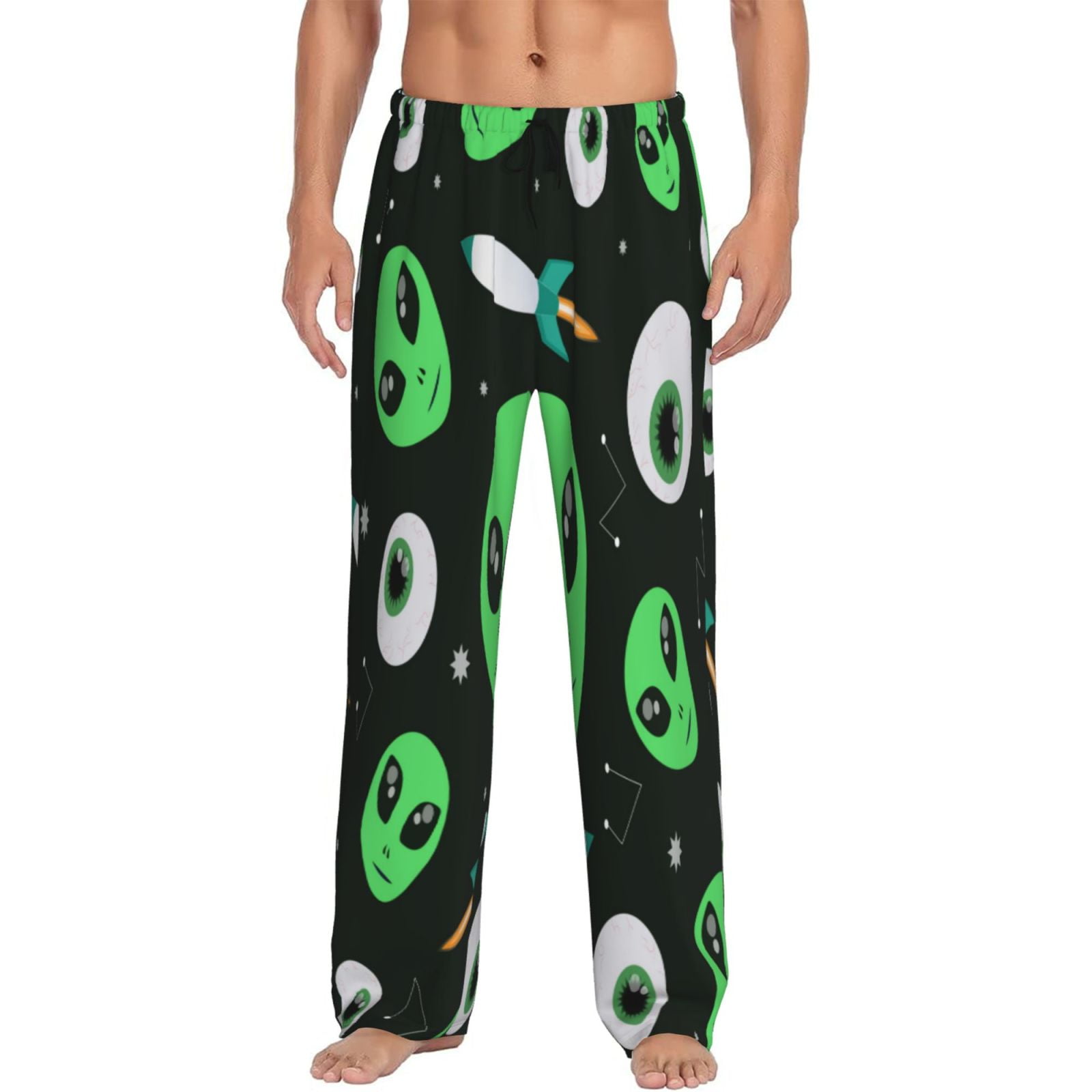 Lukts Eyeball Monster for Men - Sleek Straight Pajama Pants, Versatile ...