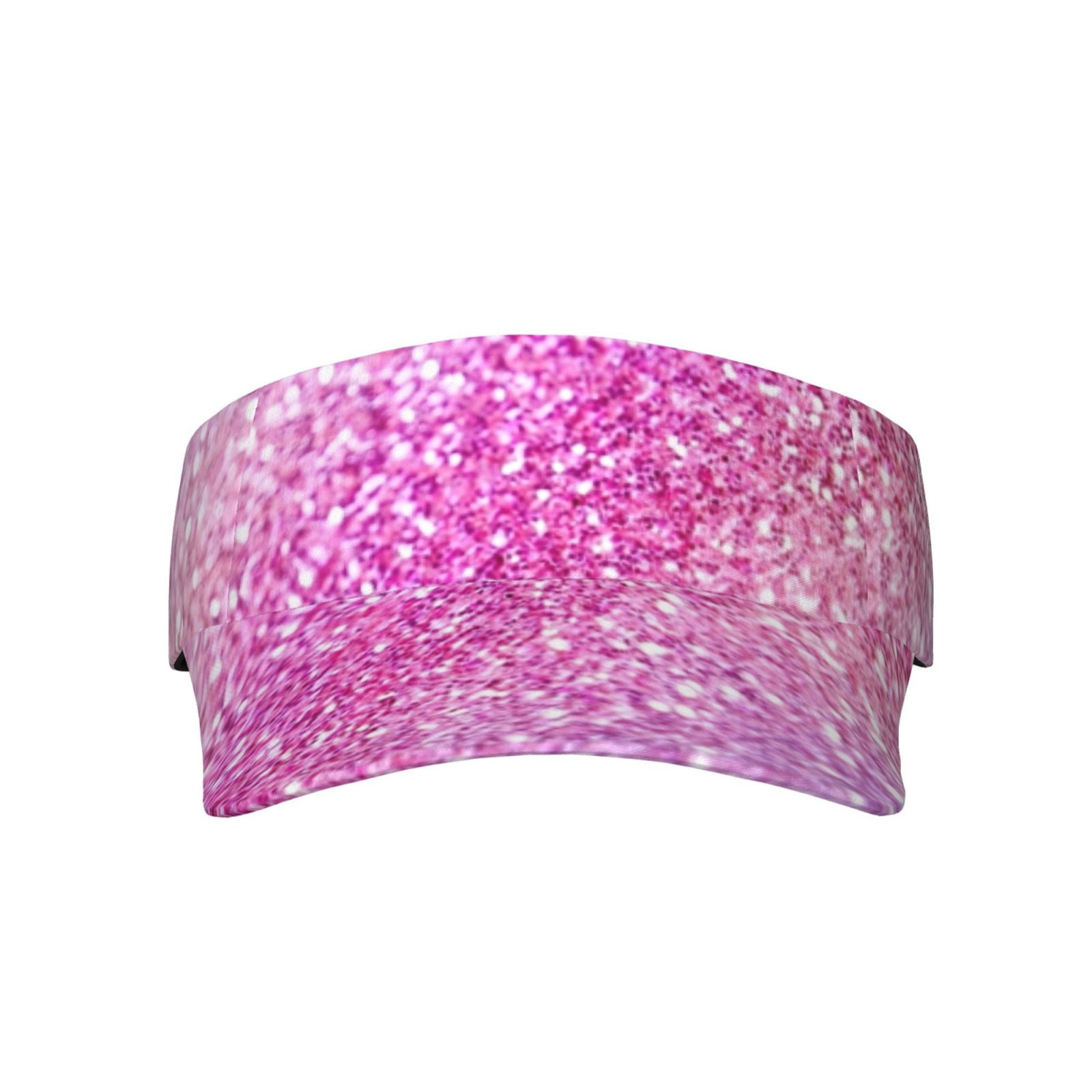 Lukts Fun Rainbow Pink Sun Sports Visor Adjustable Cap For Men Women ...