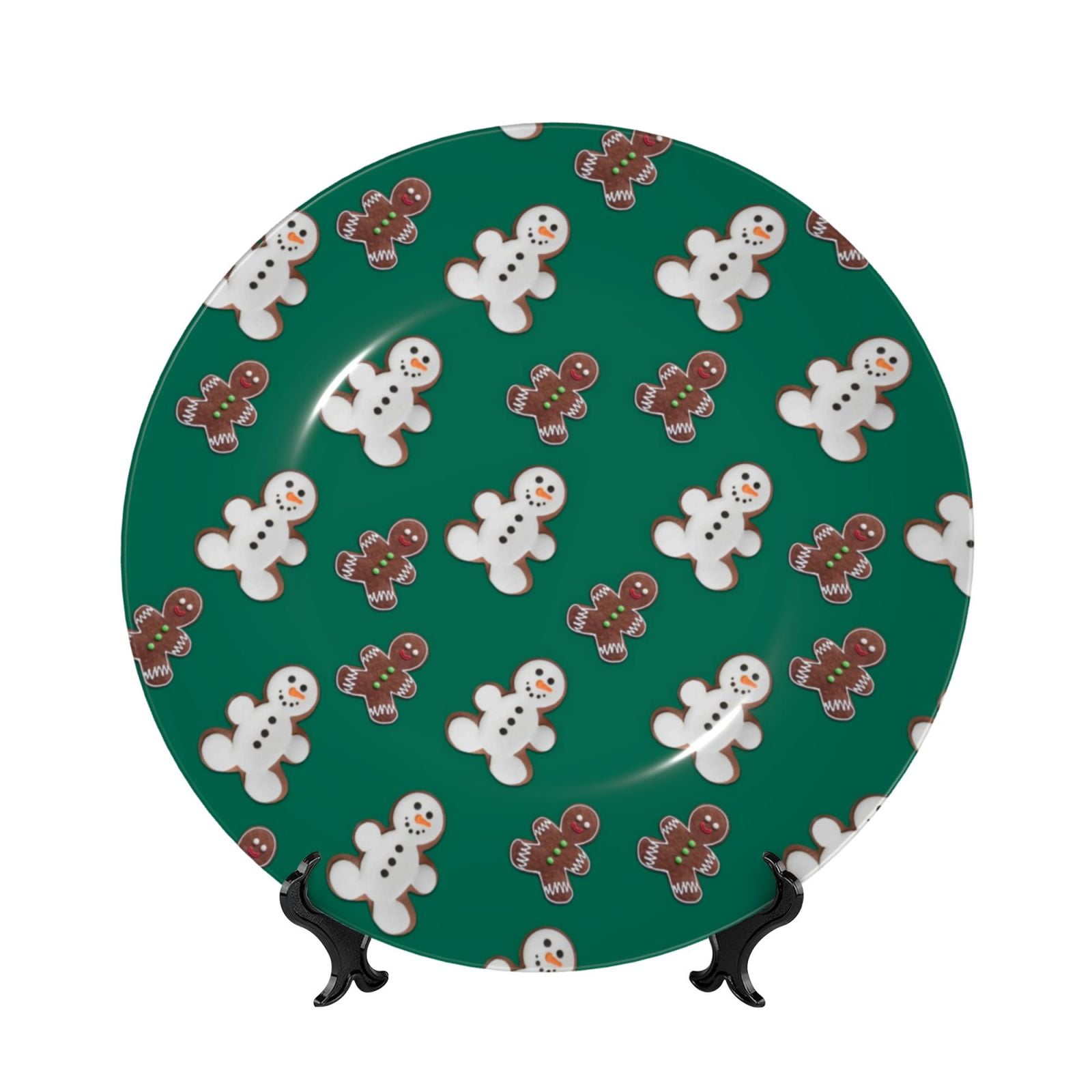 Lukts Gingerbread Snowman Cookies for Bone China Decorative Plates ...