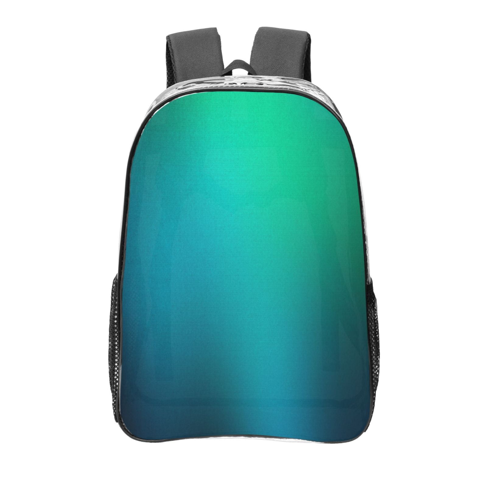 Lukts Green Turquoise Teal for 16-inch Transparent Backpack, Waterproof ...