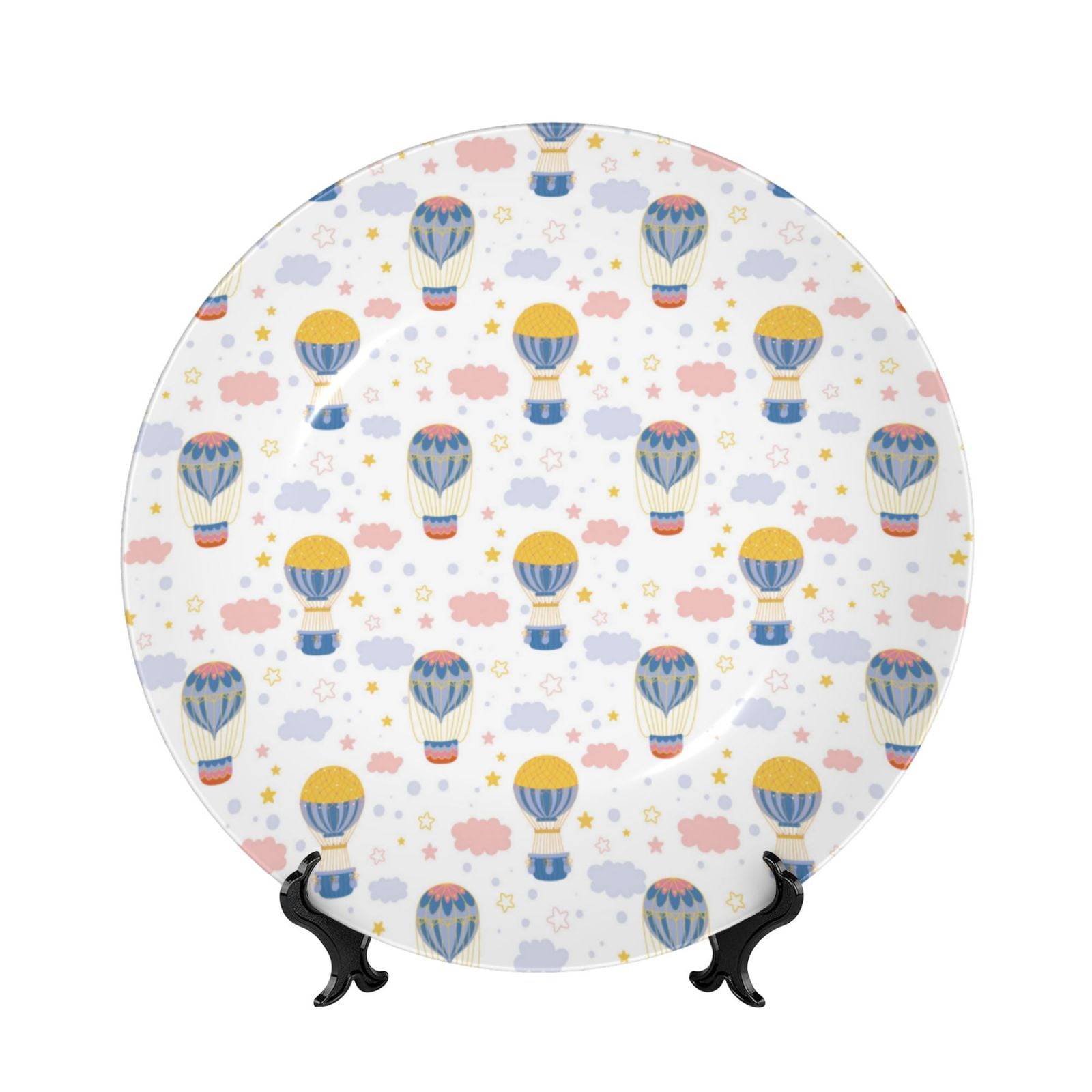 Lukts Hot Air Balloon for Bone China Decorative Plates, Ceramic Plates ...