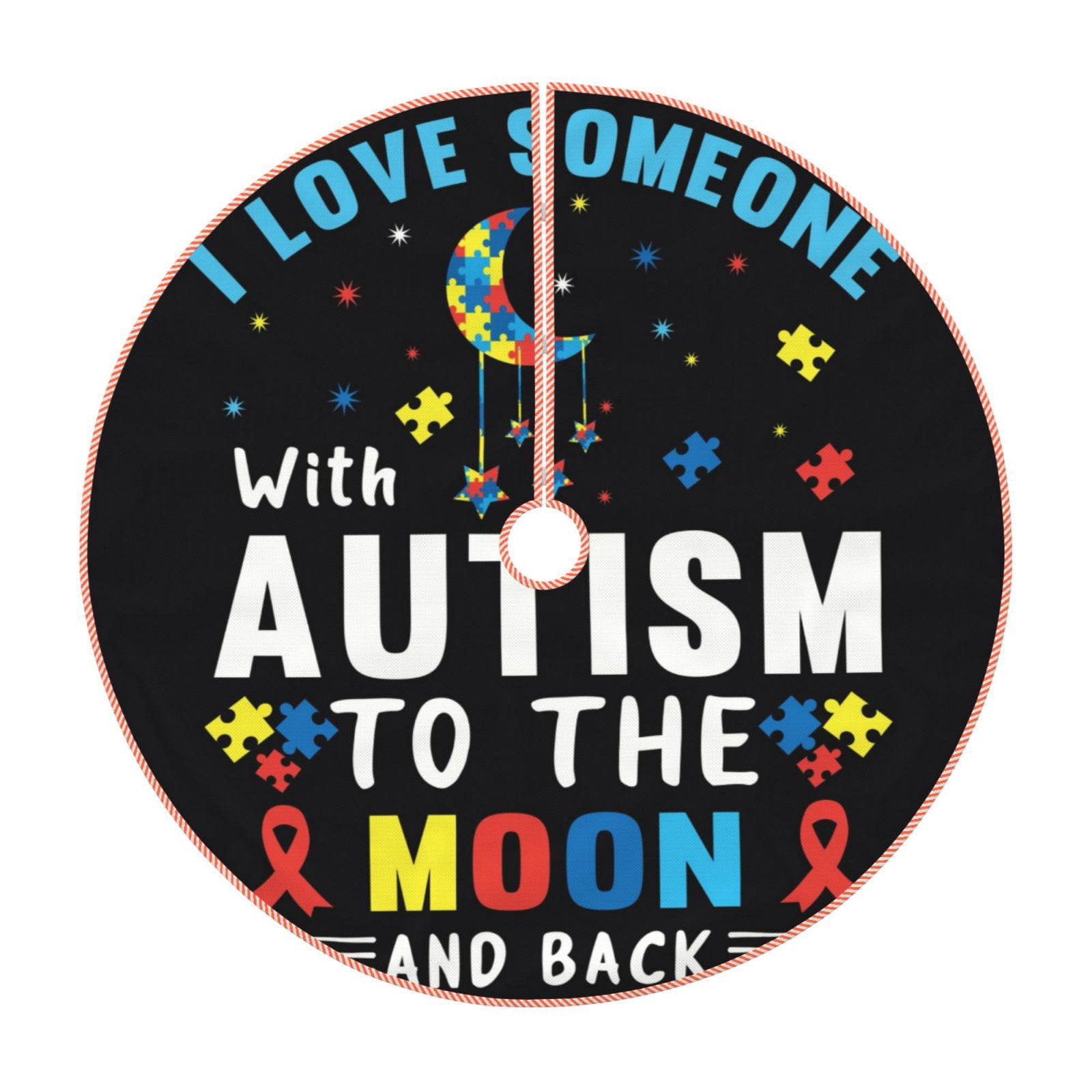 Lukts I Love With Autism To The Moon And Back Print Color Life ...