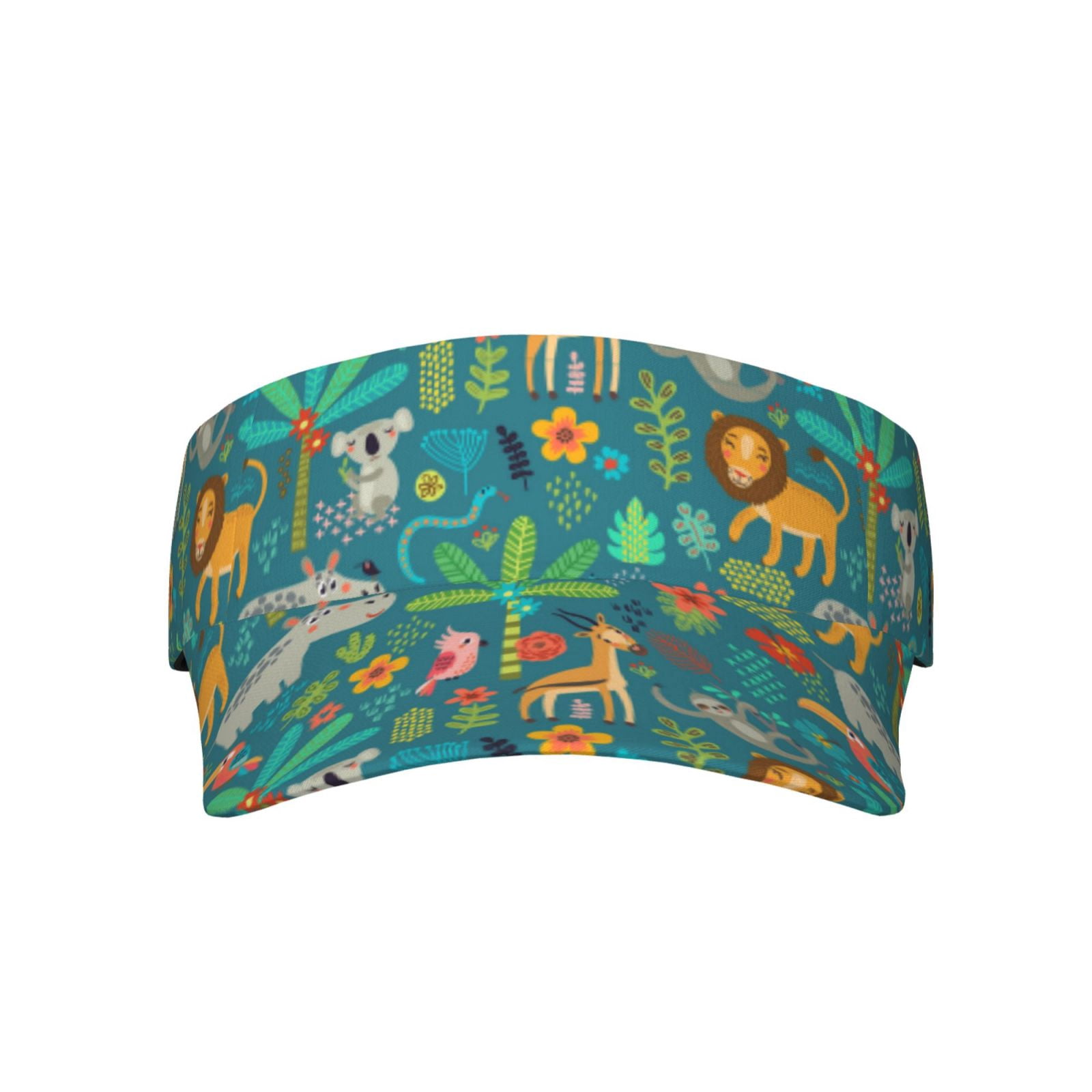 Lukts Jungle Animals Sun Sports Visor Adjustable Cap for Men Women ...
