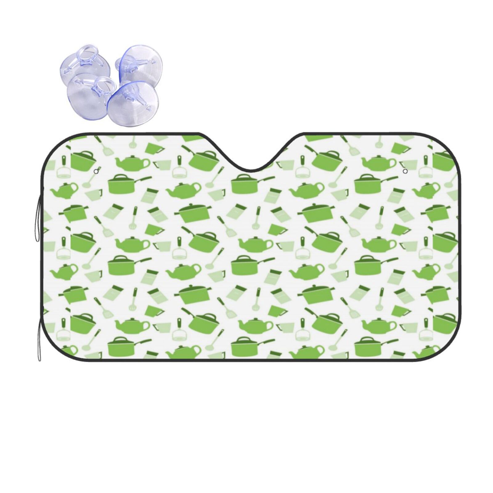Lukts Kitchen Utensiles Cooking Pots Car Windshield Sun Shade With ...