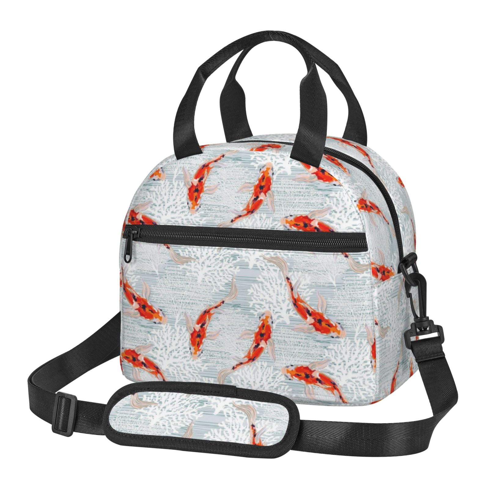 Lukts Koi Fish Corals,Spring Summer for Insulated Lunch Box, Lunch Bag ...