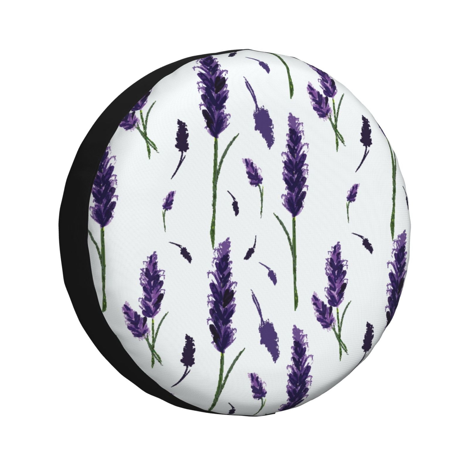 Lukts Lavender Flowers Tire Covers Waterproof Dust Proof Universal