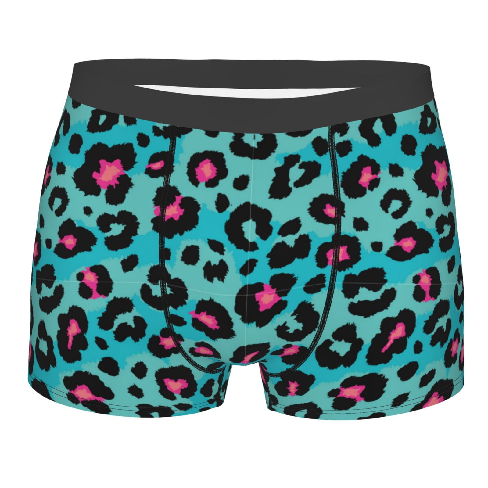 Lukts Leopard 1 Men's Underwear Covered Waistband Boxer Briefs ...