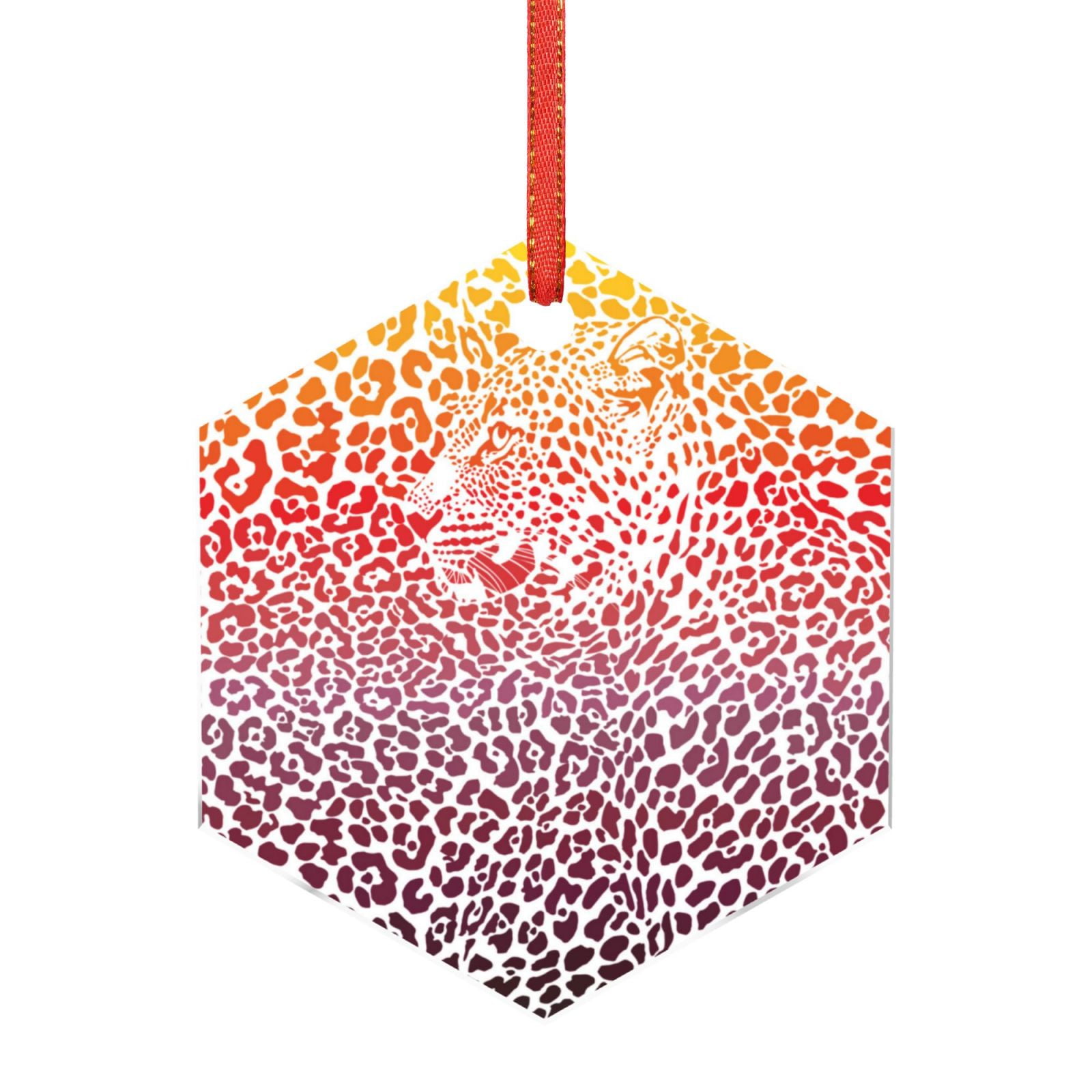 Lukts Leopard Skins And Heads for Large Acrylic Pendant, Transparent ...