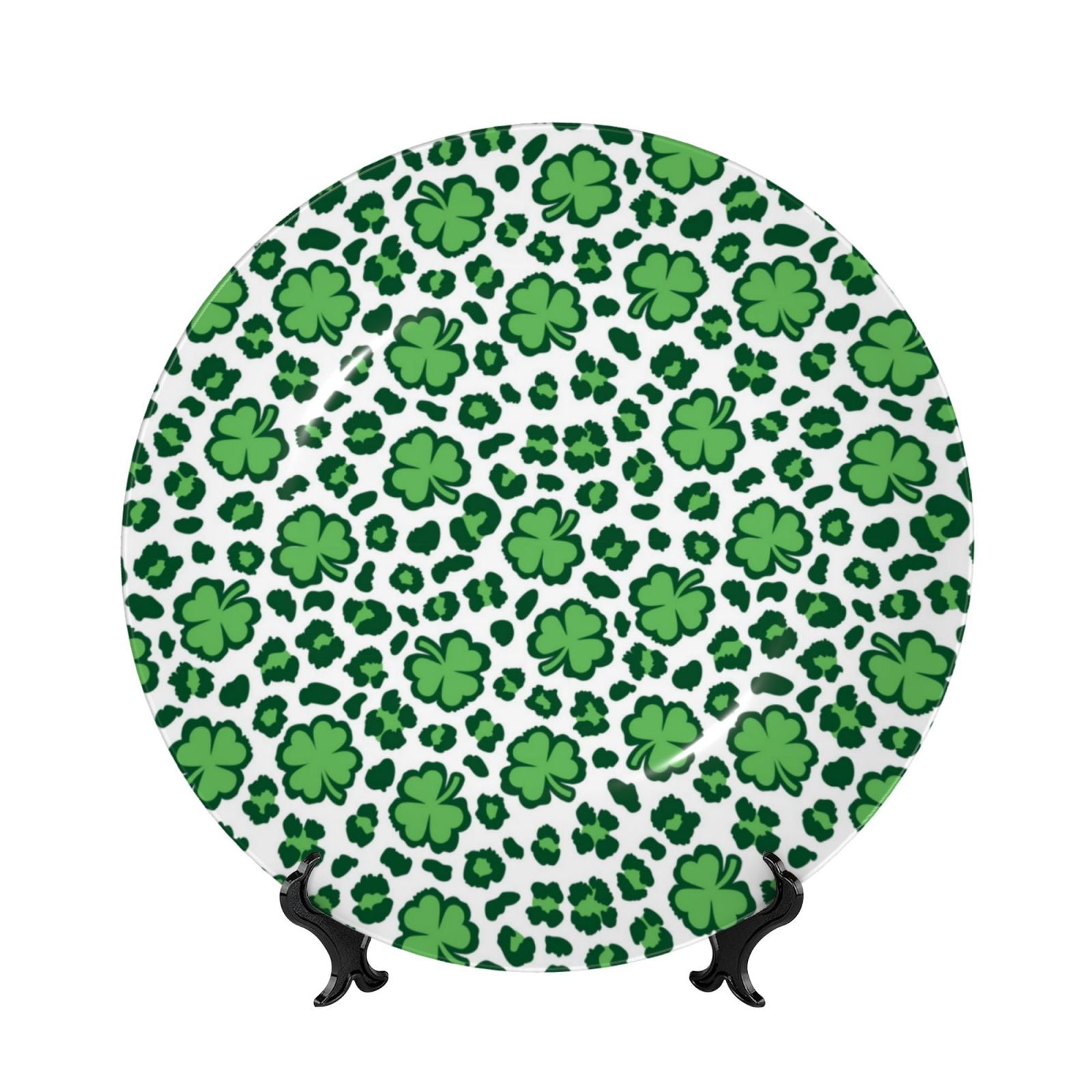 Lukts Leopard print St. Patrick's Day for Bone China Decorative Plates ...