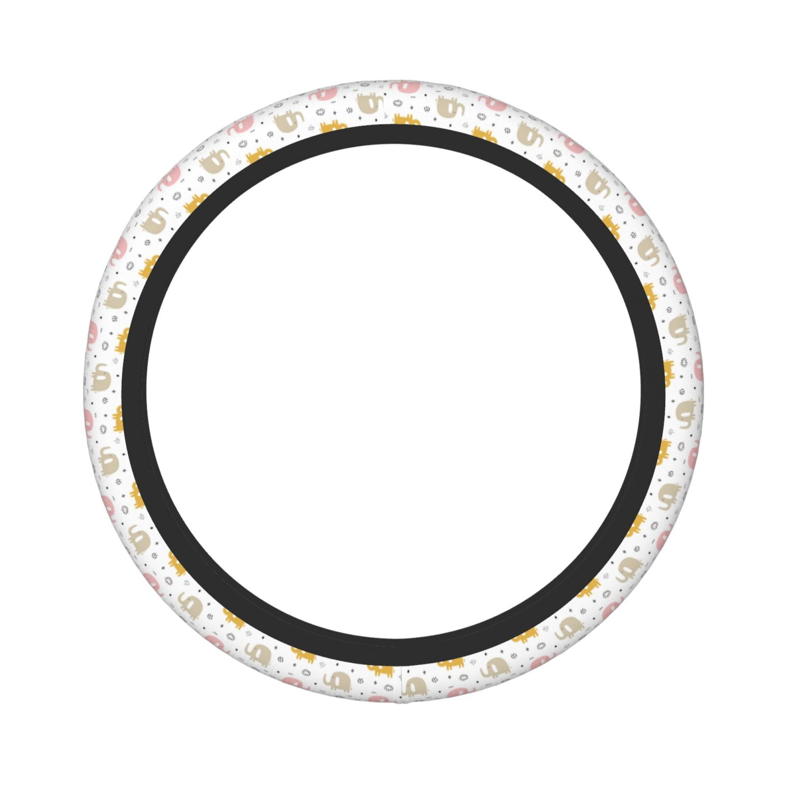 Lukts Little Elephant Steering Wheel Cover,Stretch Elastic Universal 15 ...