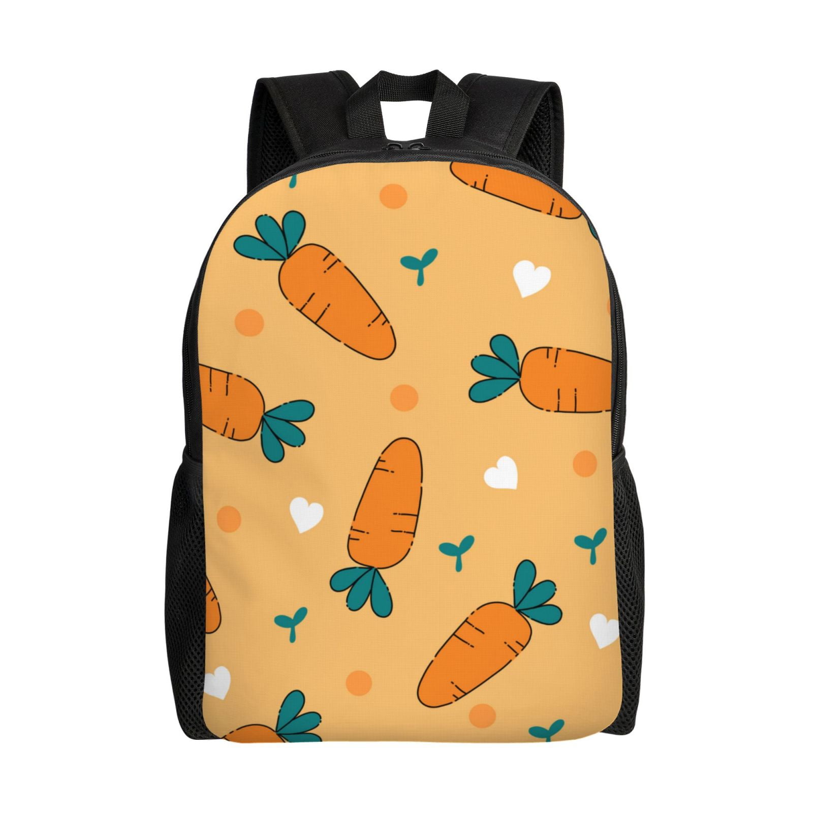 Lukts Love Carrot Backpack for Travel, Sports, Beach, Work, Casual Daily Pack for Men Women Fits ...