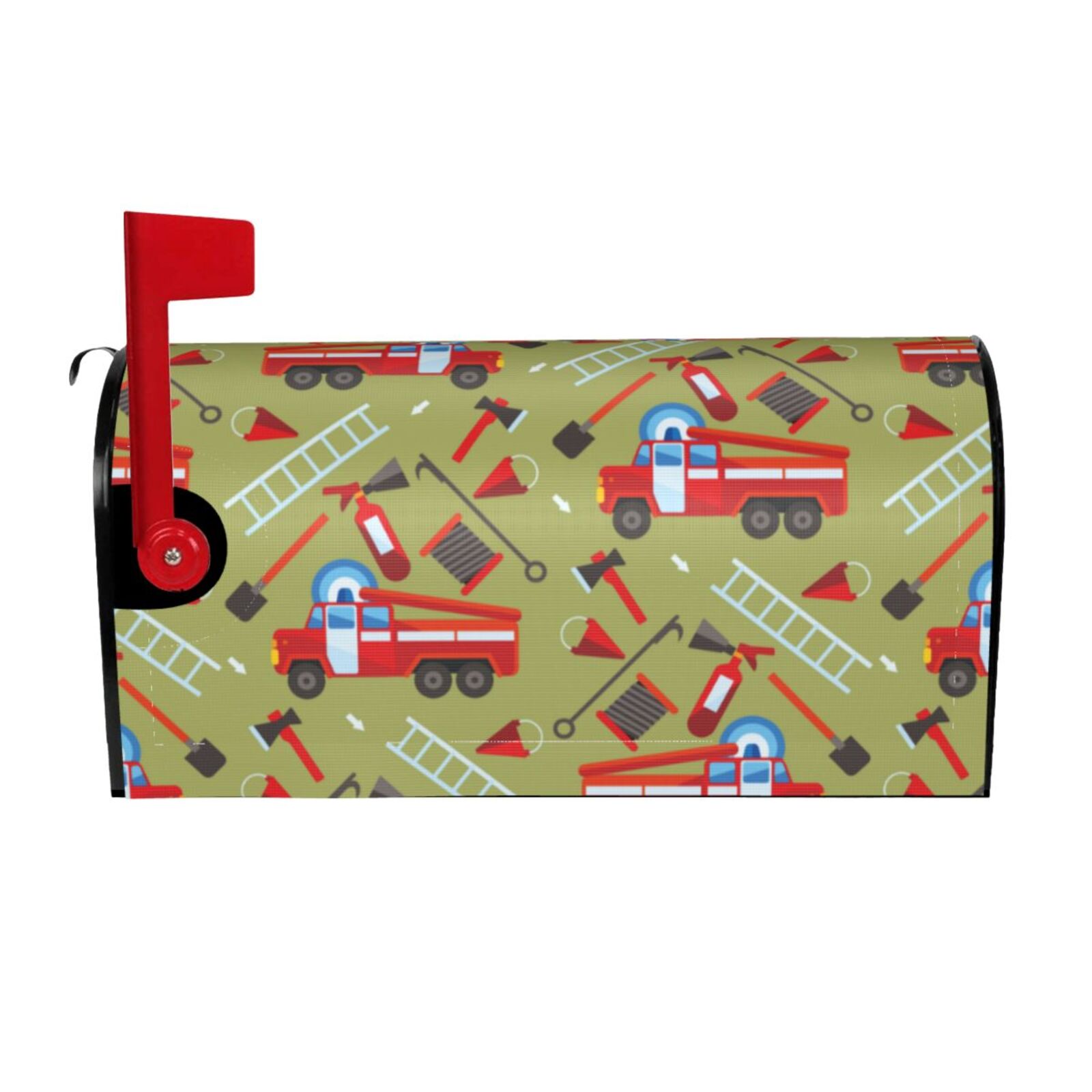 Lukts Mailbox Covers Magnetic Cartoon Fire Truck Mailbox Cover For ...