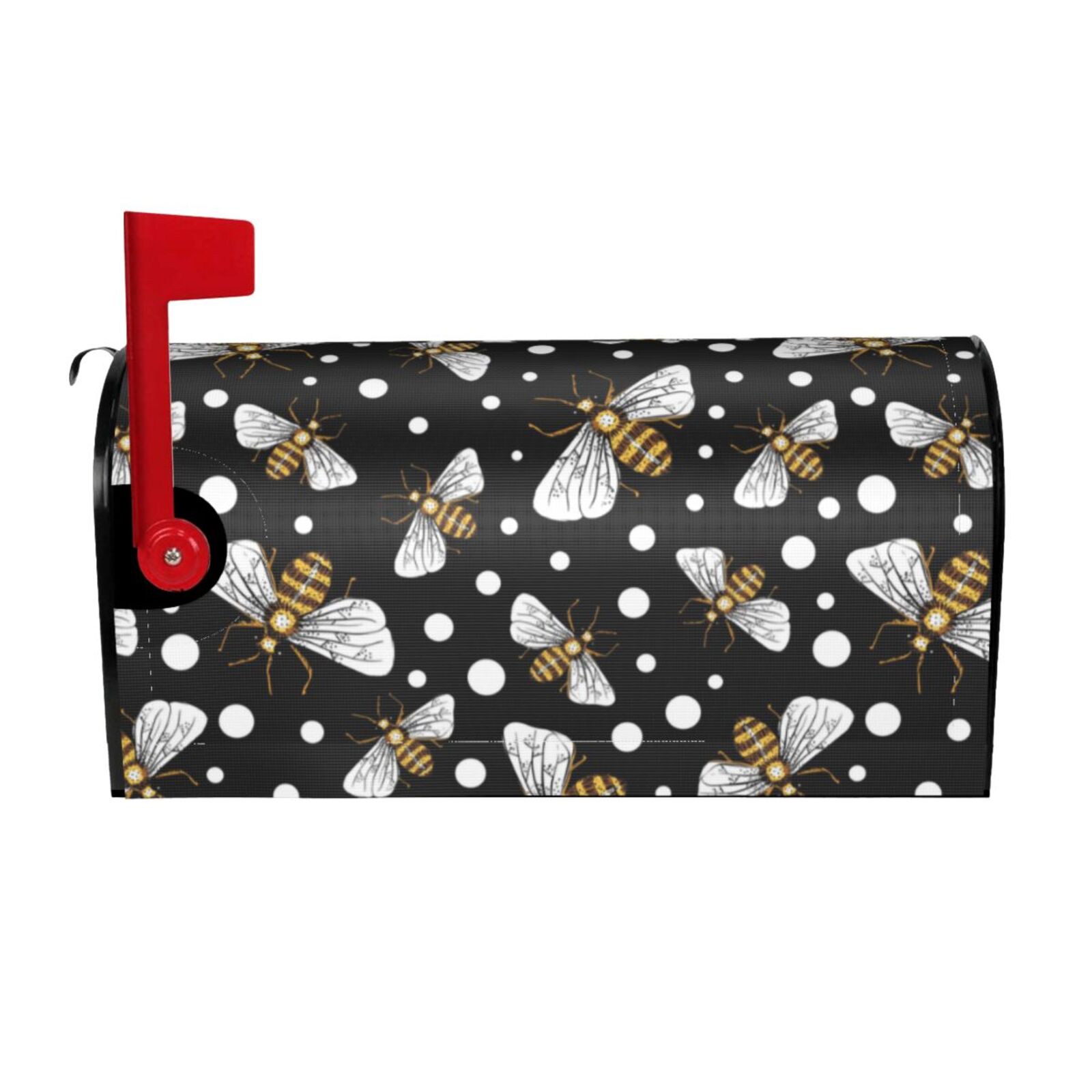 Lukts Mailbox Covers Magnetic Honey Bees At Night Mailbox Cover For ...
