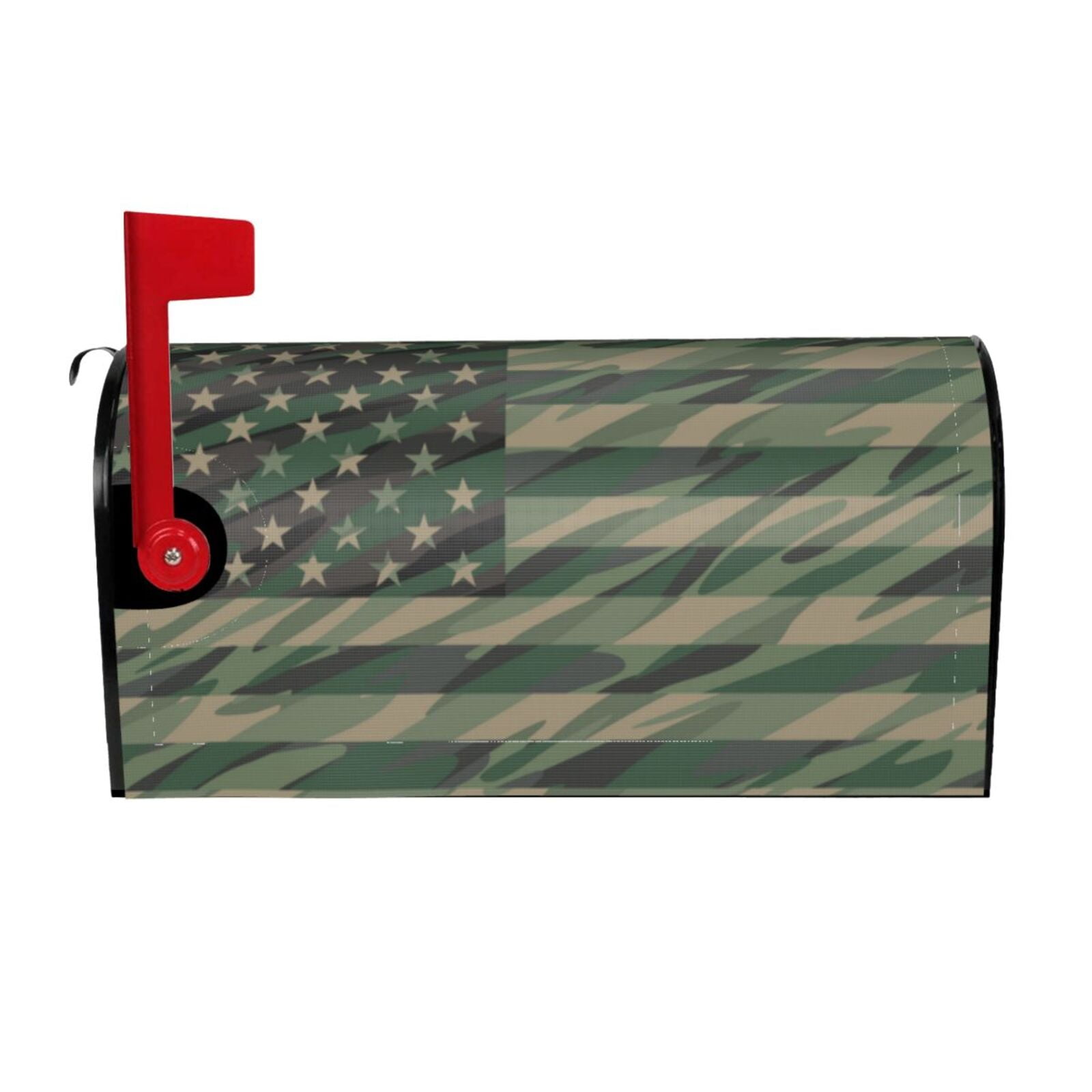 Lukts Mailbox Covers Magnetic Jungle Green Camo Usa Flag Mailbox Cover ...