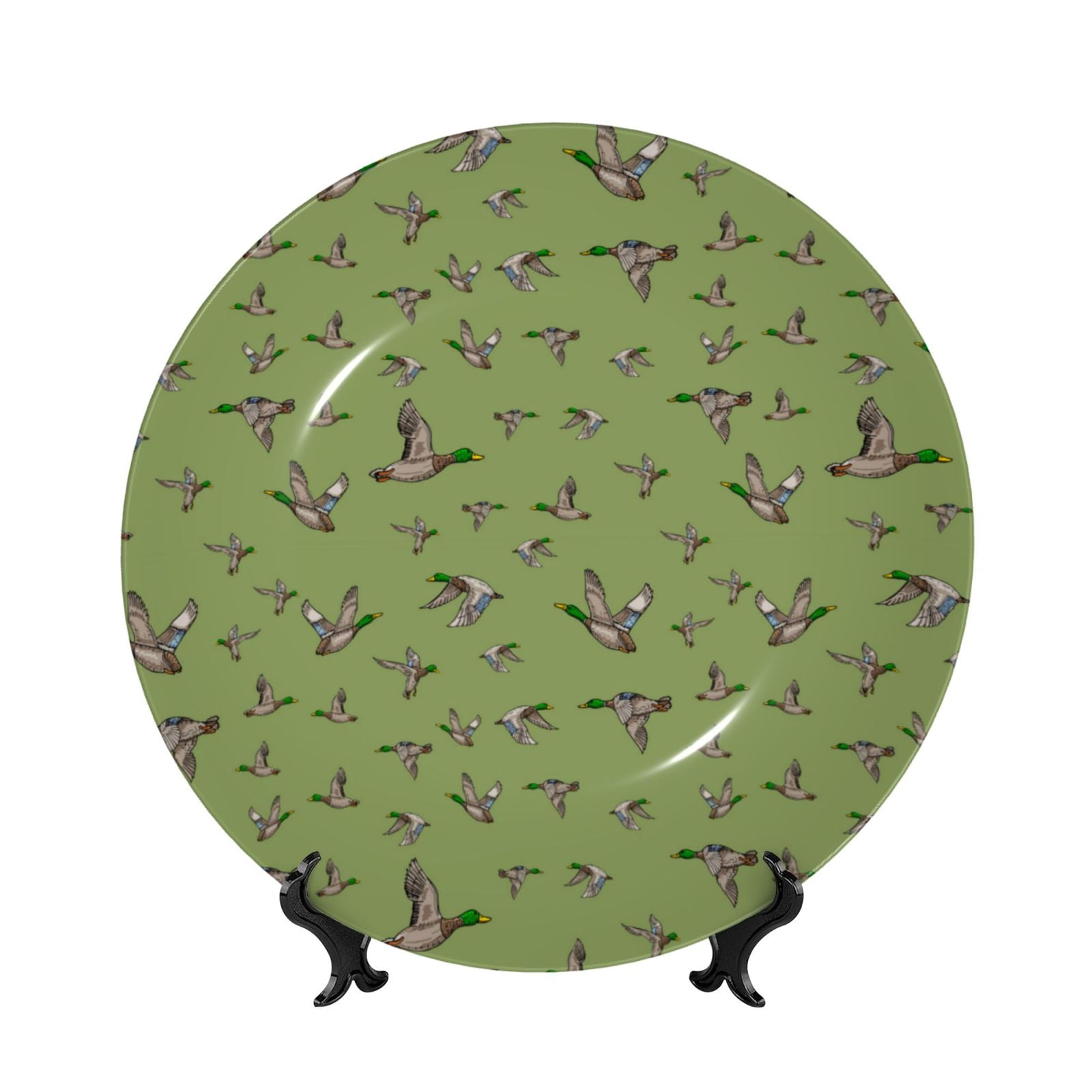 Lukts Mallard Duck for Bone China Decorative Plates, Ceramic Plates ...