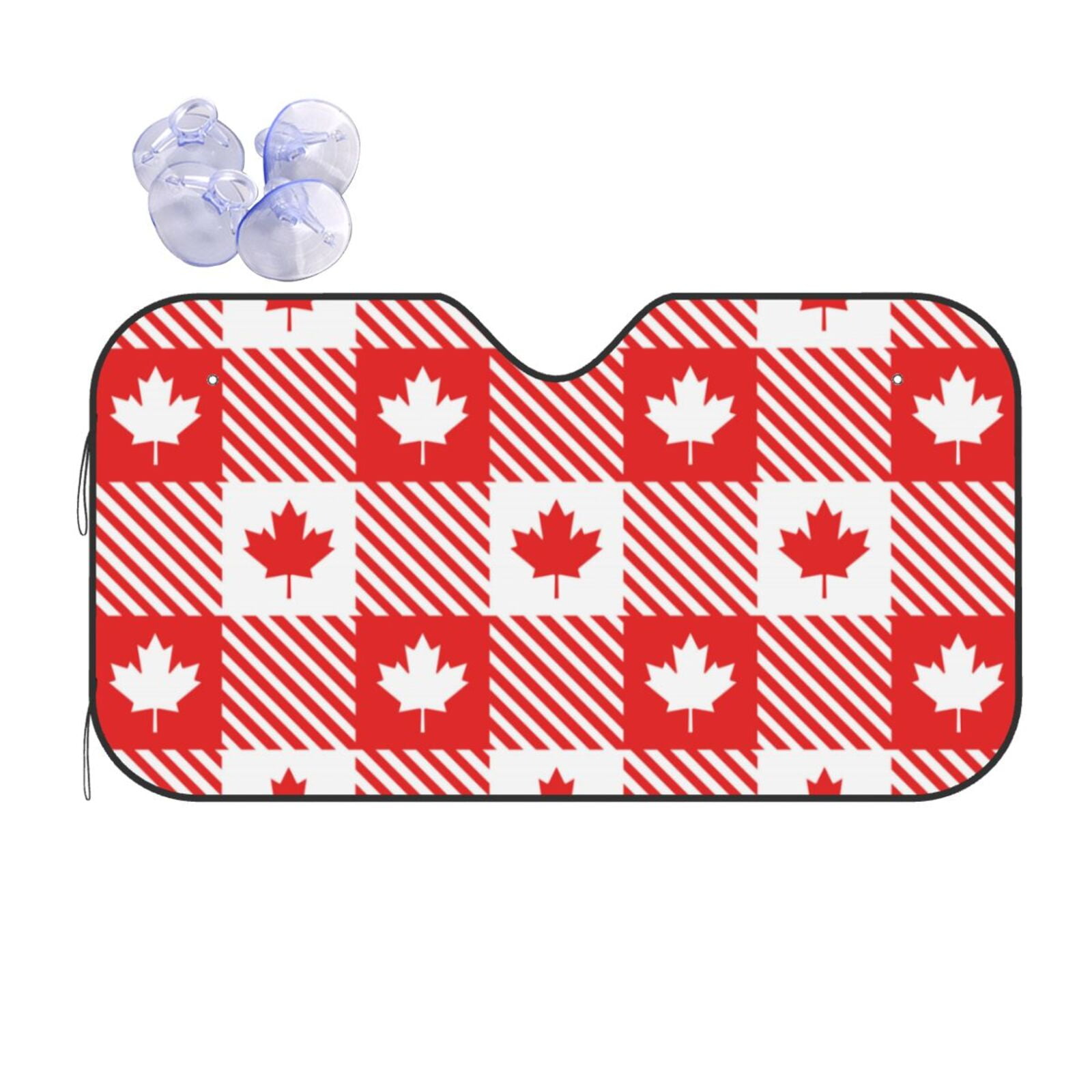 Lukts Maple Leaves1 Car Windshield Sun Shade With Storage Pouch ...